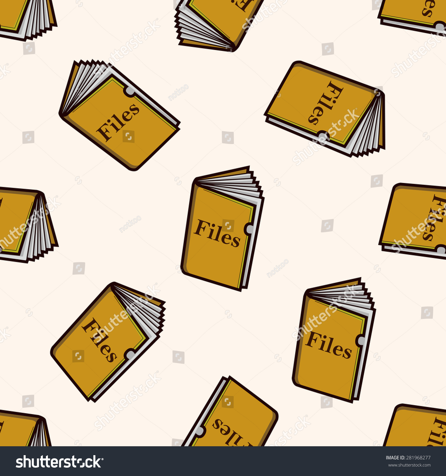 Law Paper Cartoon Seamless Pattern Background Stock Vector (Royalty ...