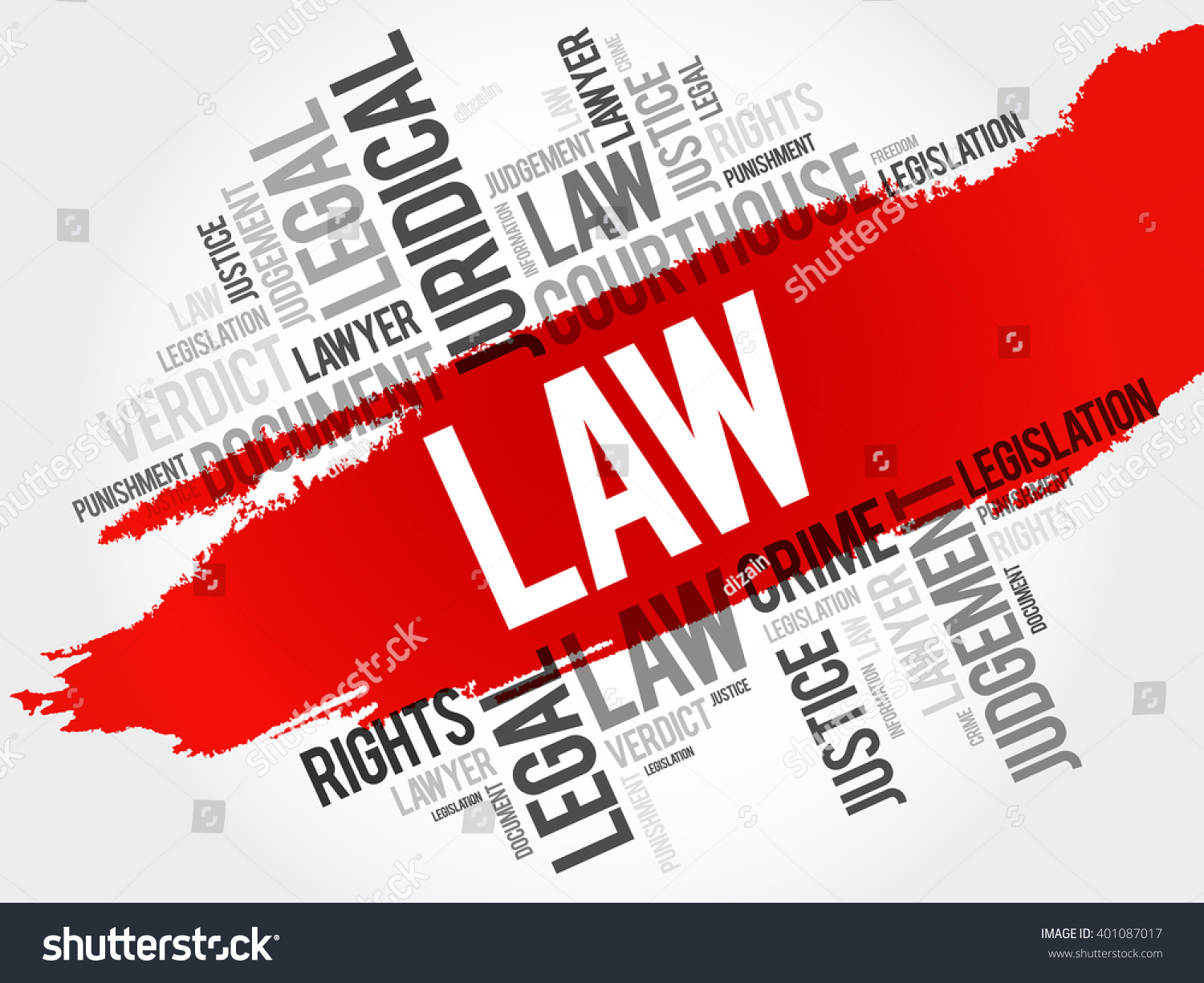 Law Word Cloud Concept Stock Vector (Royalty Free) 401087017 | Shutterstock