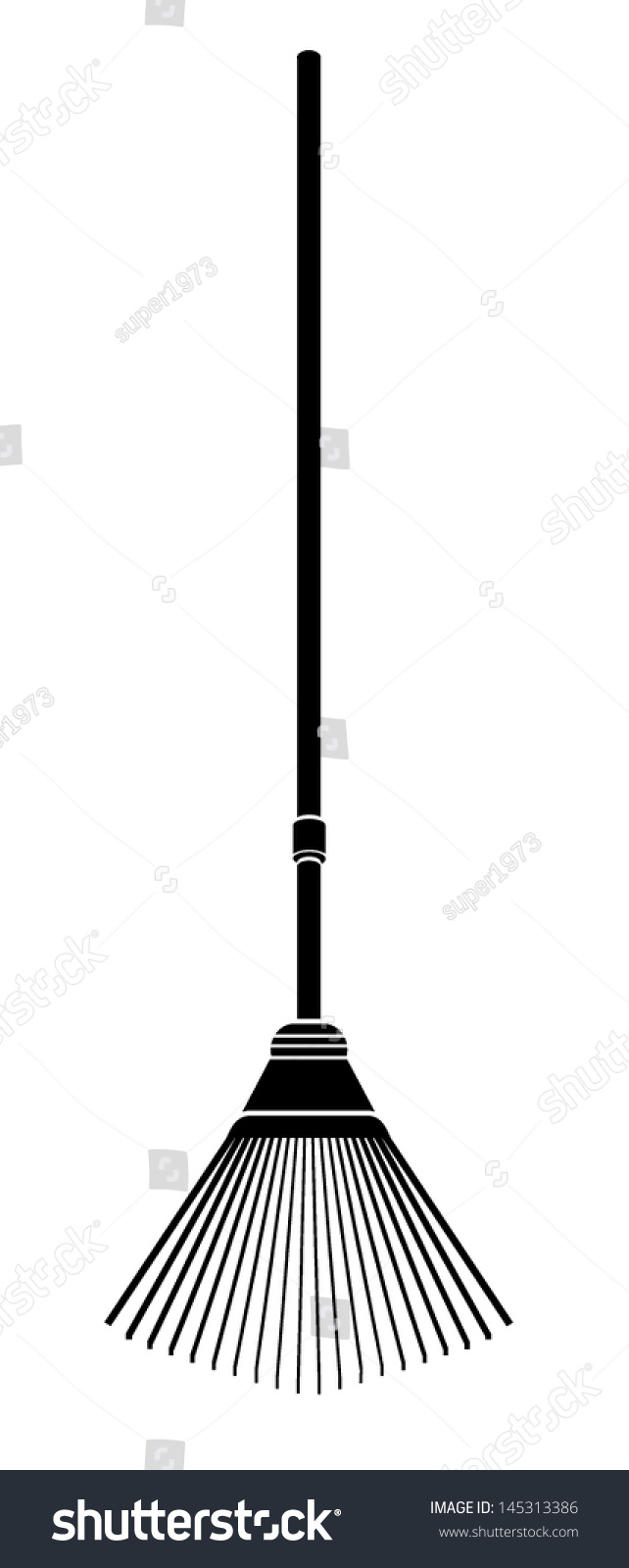 Lawn Rake Vector Illustration Stock Vector (Royalty Free) 145313386 ...