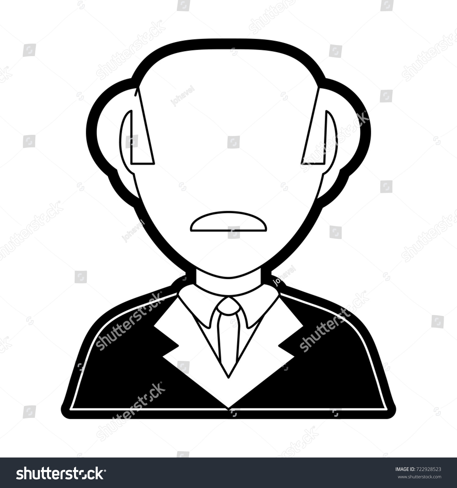 Lawyer Vector Illustration Stock Vector (Royalty Free) 722928523