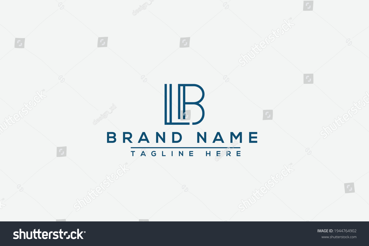Lb Logo Design Template Vector Graphic Stock Vector (Royalty Free ...
