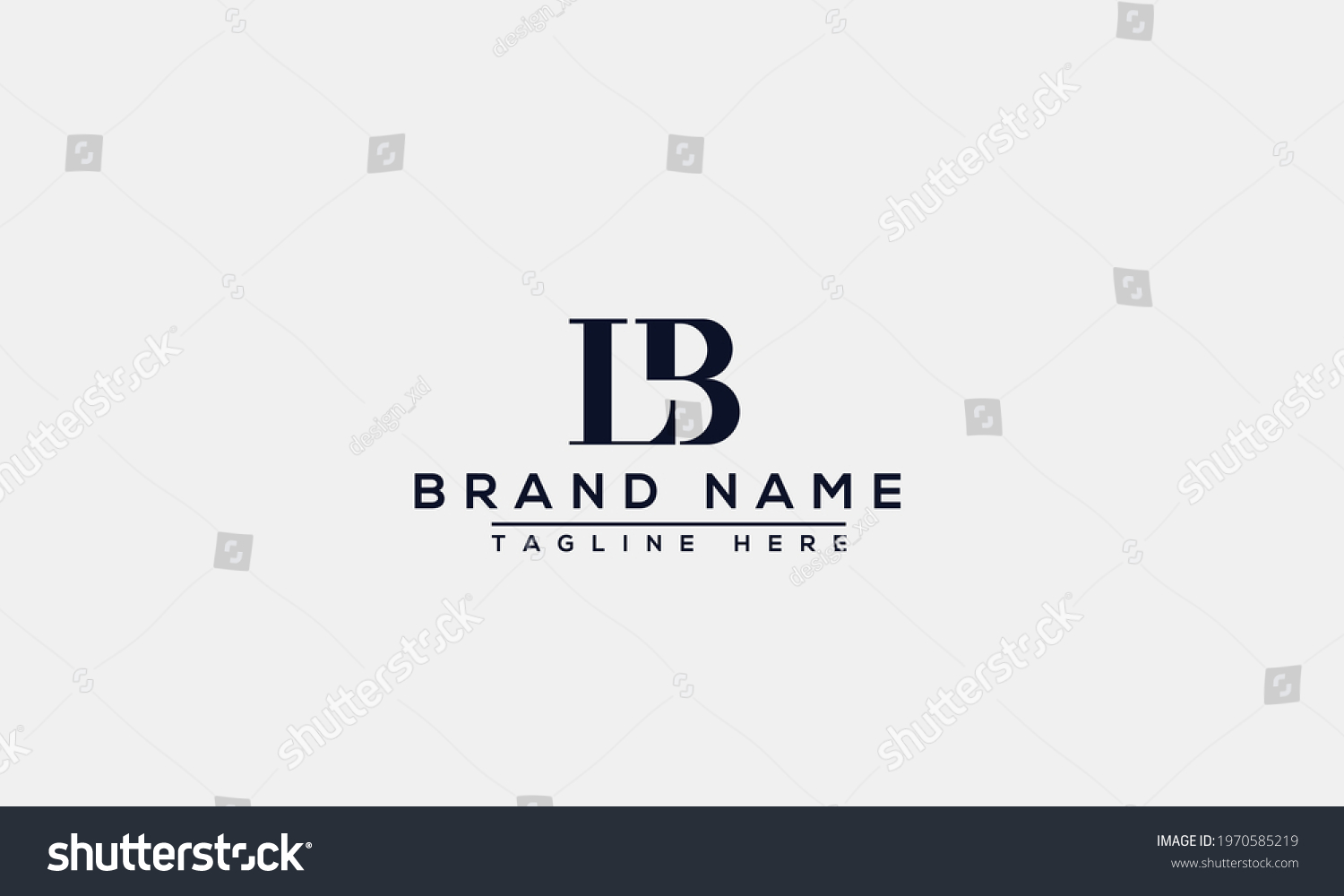 Lb Logo Design Template Vector Graphic Stock Vector (Royalty Free ...