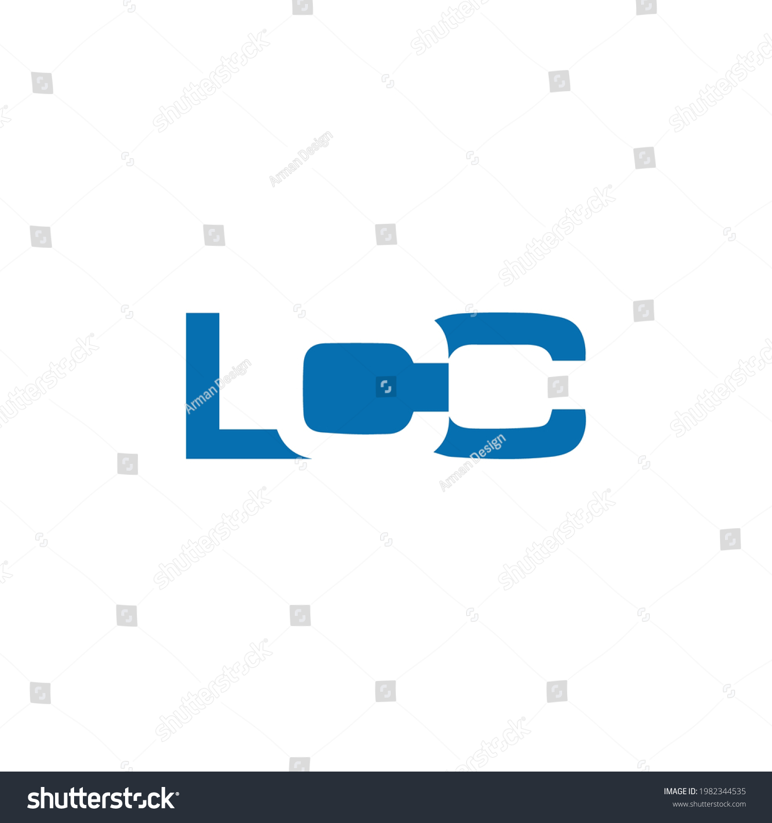 Lcc Letter Logo Design Vector Stock Vector (Royalty Free) 1982344535