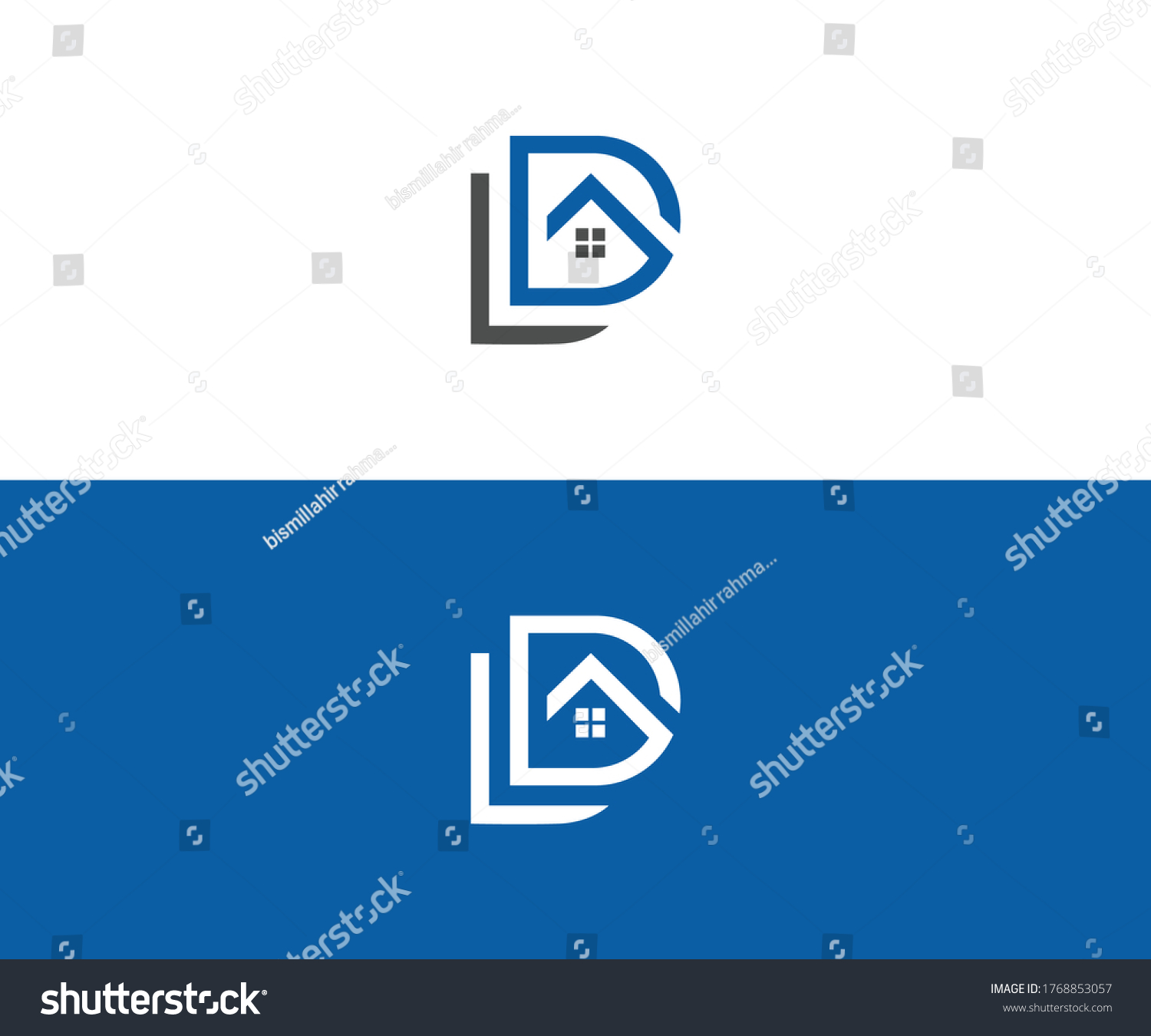 Ld Home Logo Design Vector Format 库存矢量图（免版税）1768853057 | Shutterstock