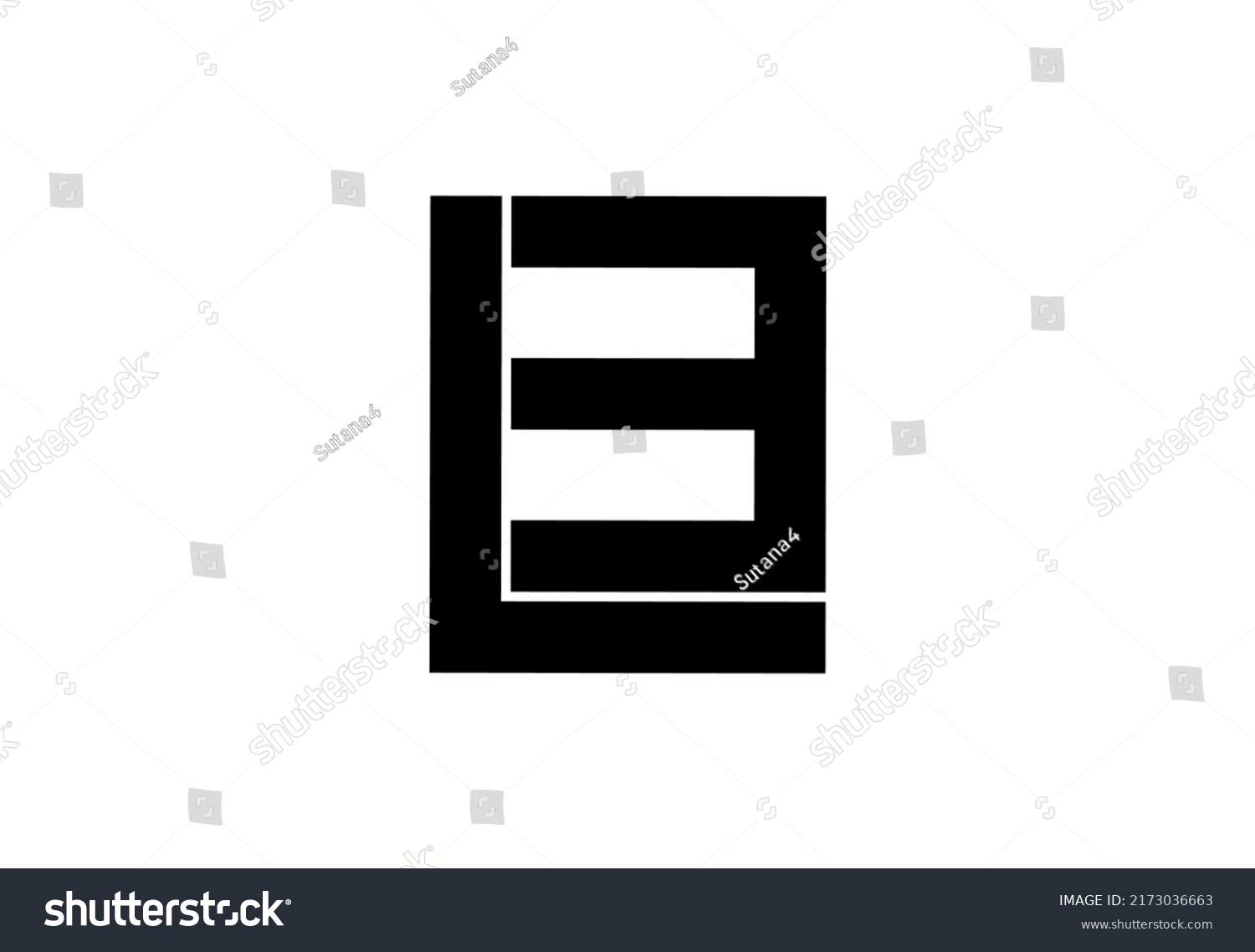 Le El E L Initial Letter Stock Vector (Royalty Free) 2173036663 ...