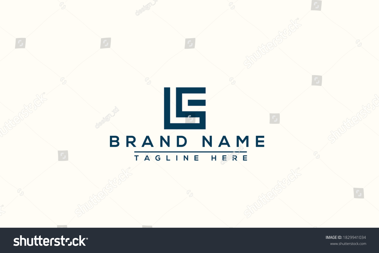 LE Logo Design Vorlage Vektorgrafik-Branding-Element.: Stock ...