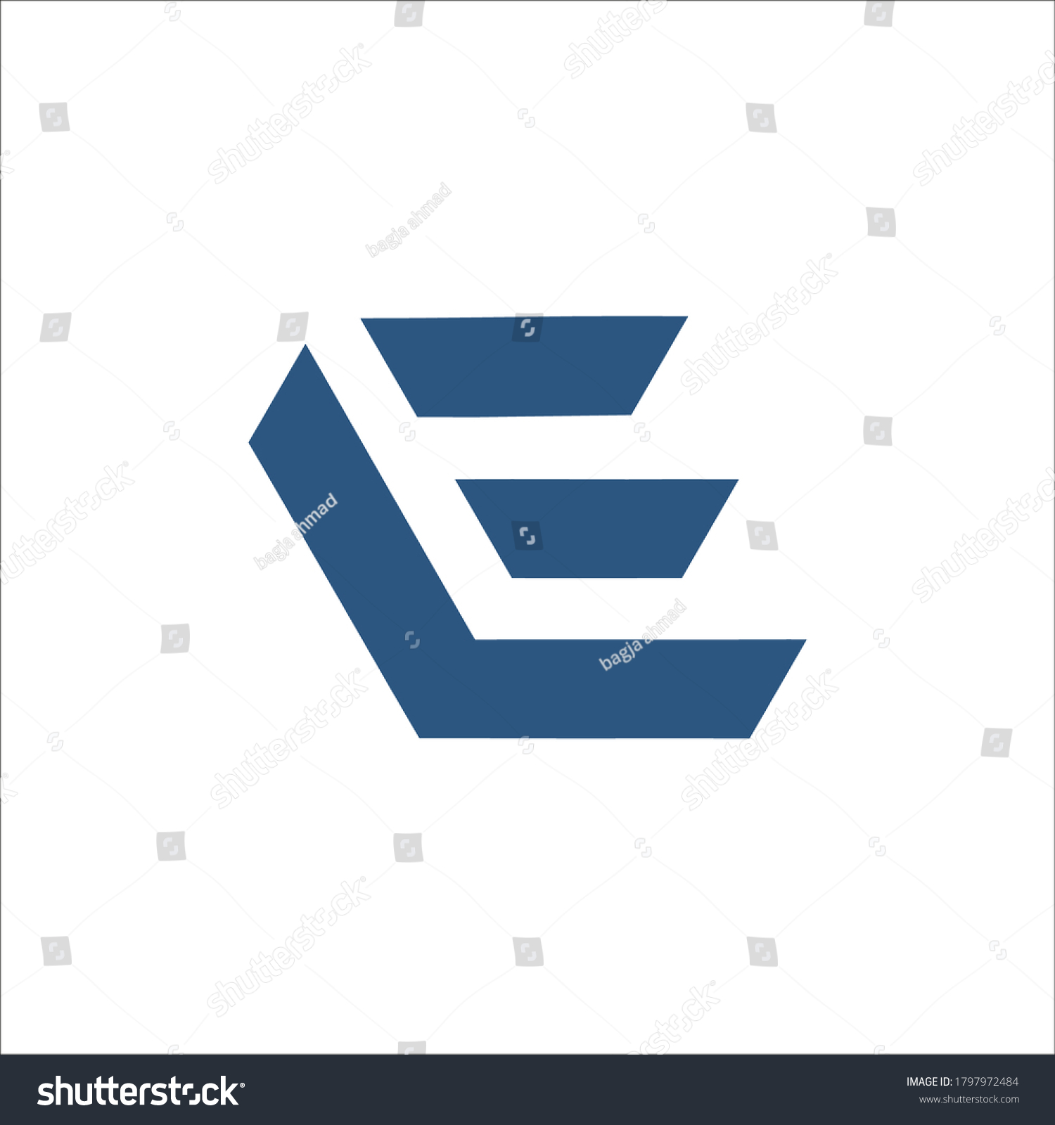 Le Logo Design Vector Sign Stock Vector (Royalty Free) 1797972484 ...