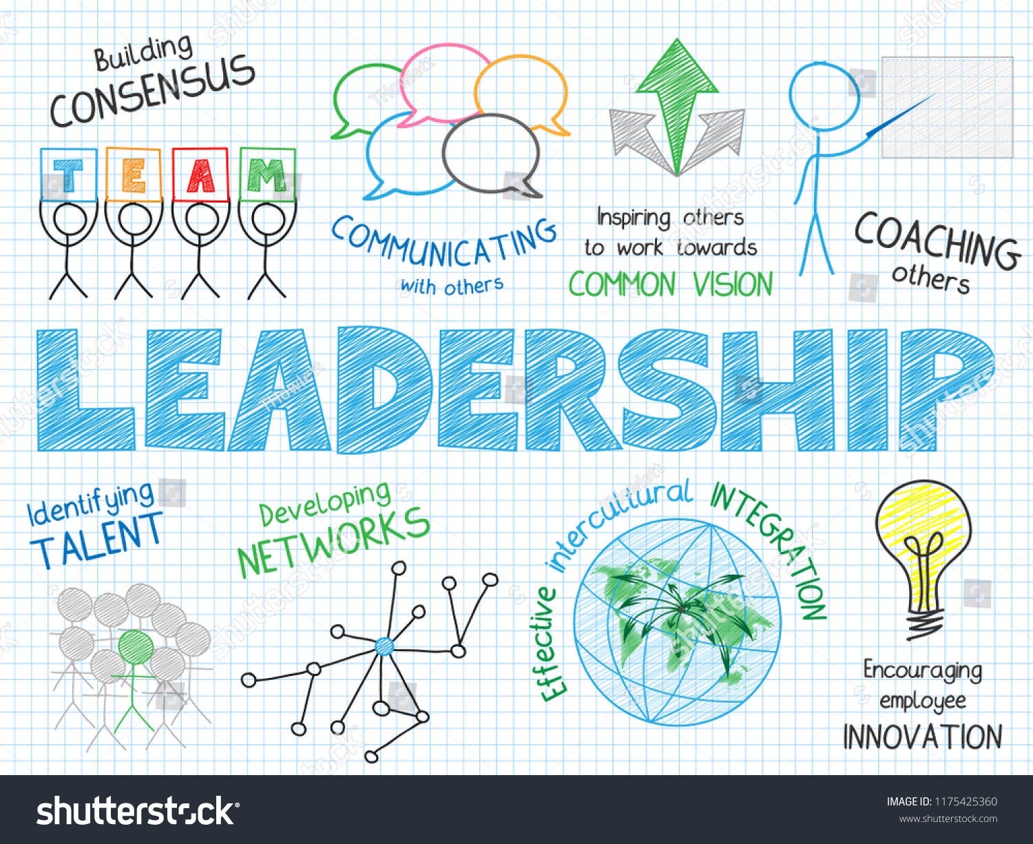 Leadership Concept Vector Graphic Notes Stock Vector (Royalty Free ...