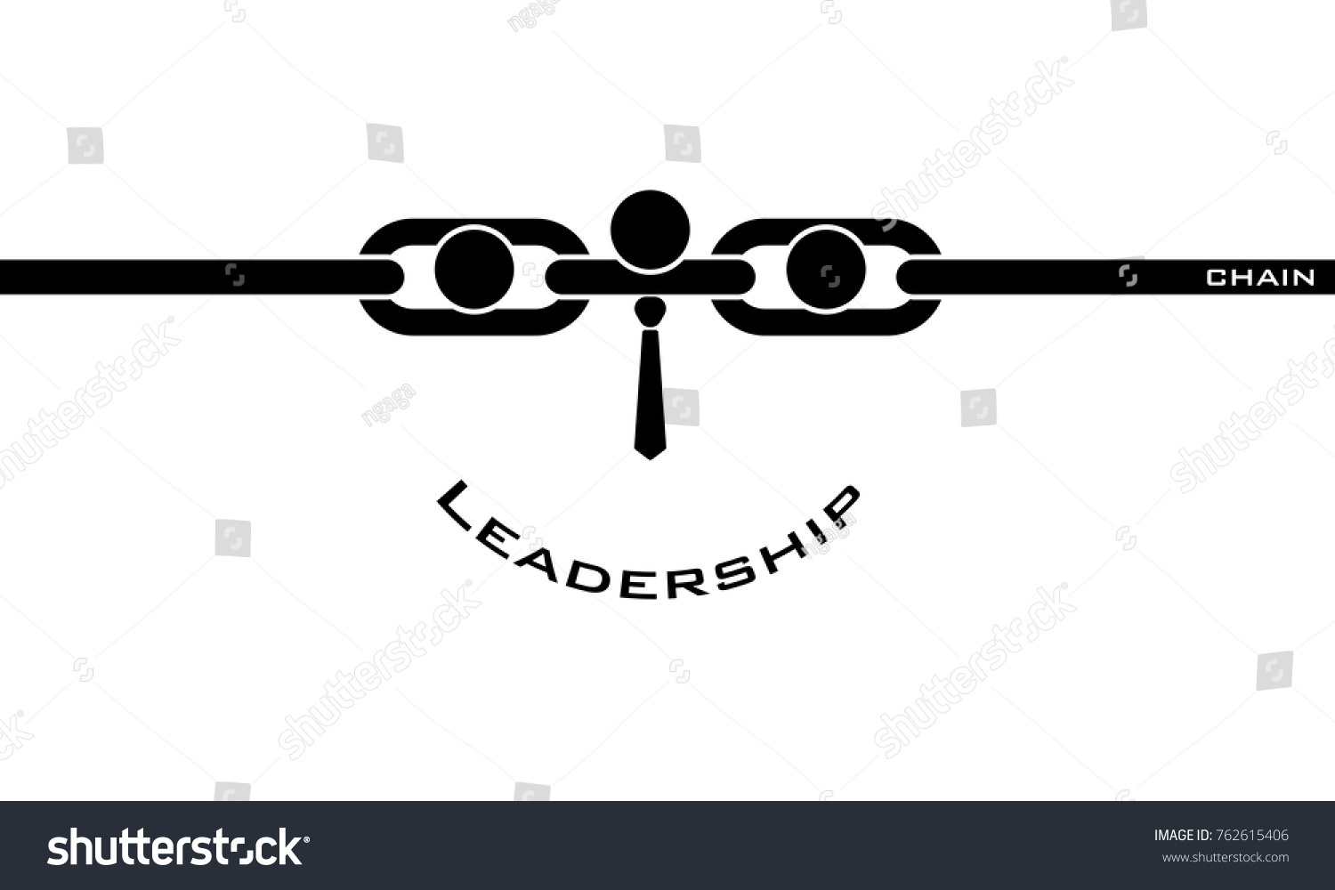 Leadership Smiley Chain Concept Vector Stock Vector (Royalty Free ...