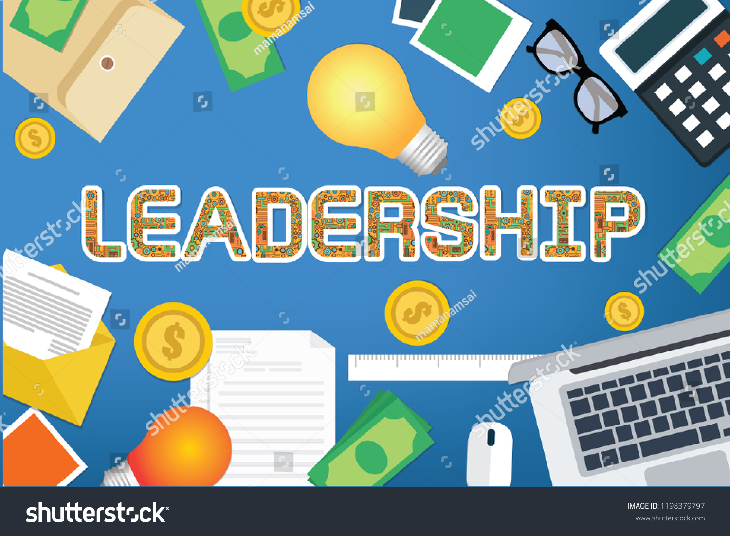 Leadership Vector Concept Design Stock Vector (Royalty Free) 1198379797 ...