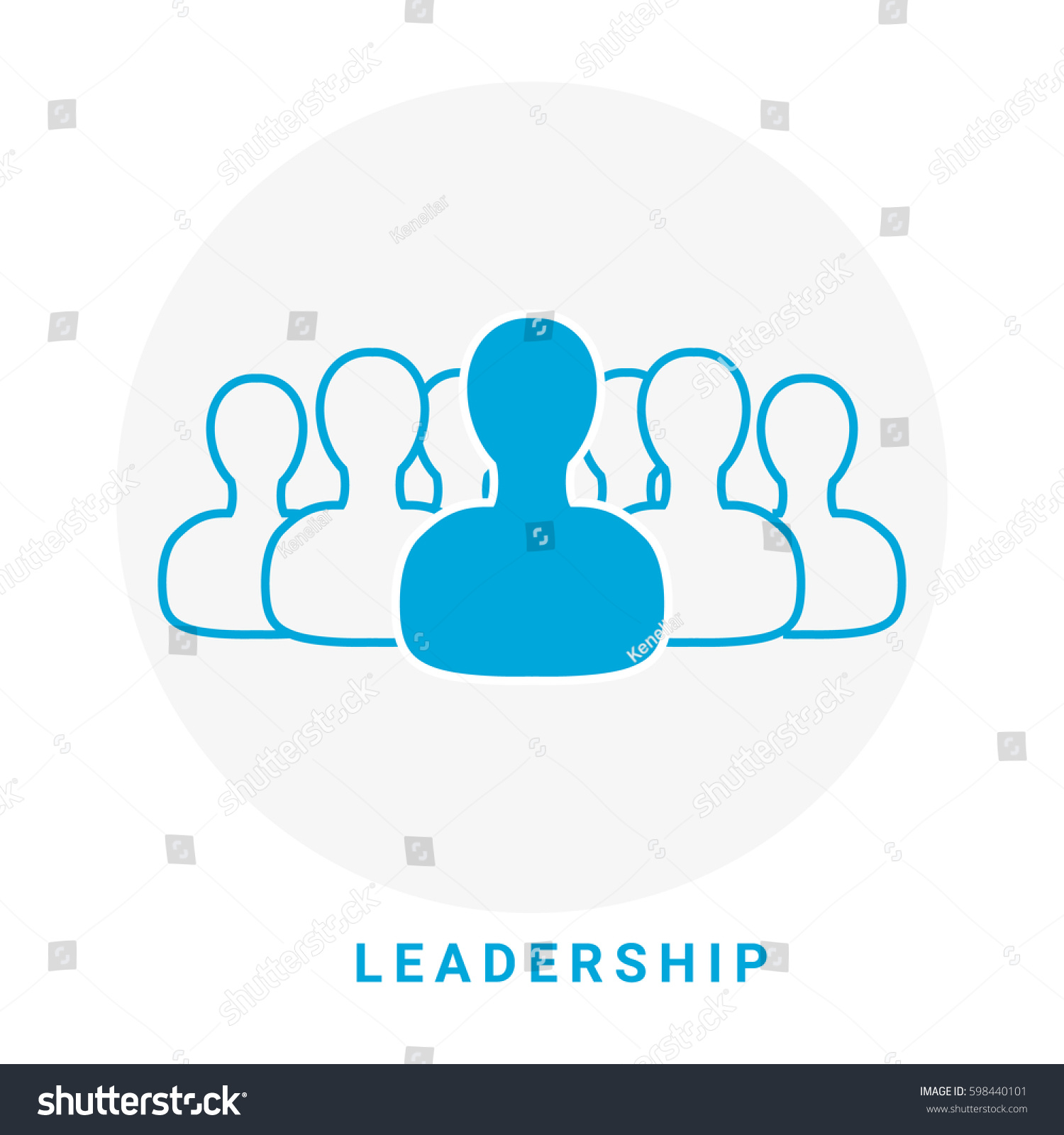 Leadership Vector Icon Stock Vector (Royalty Free) 598440101 | Shutterstock