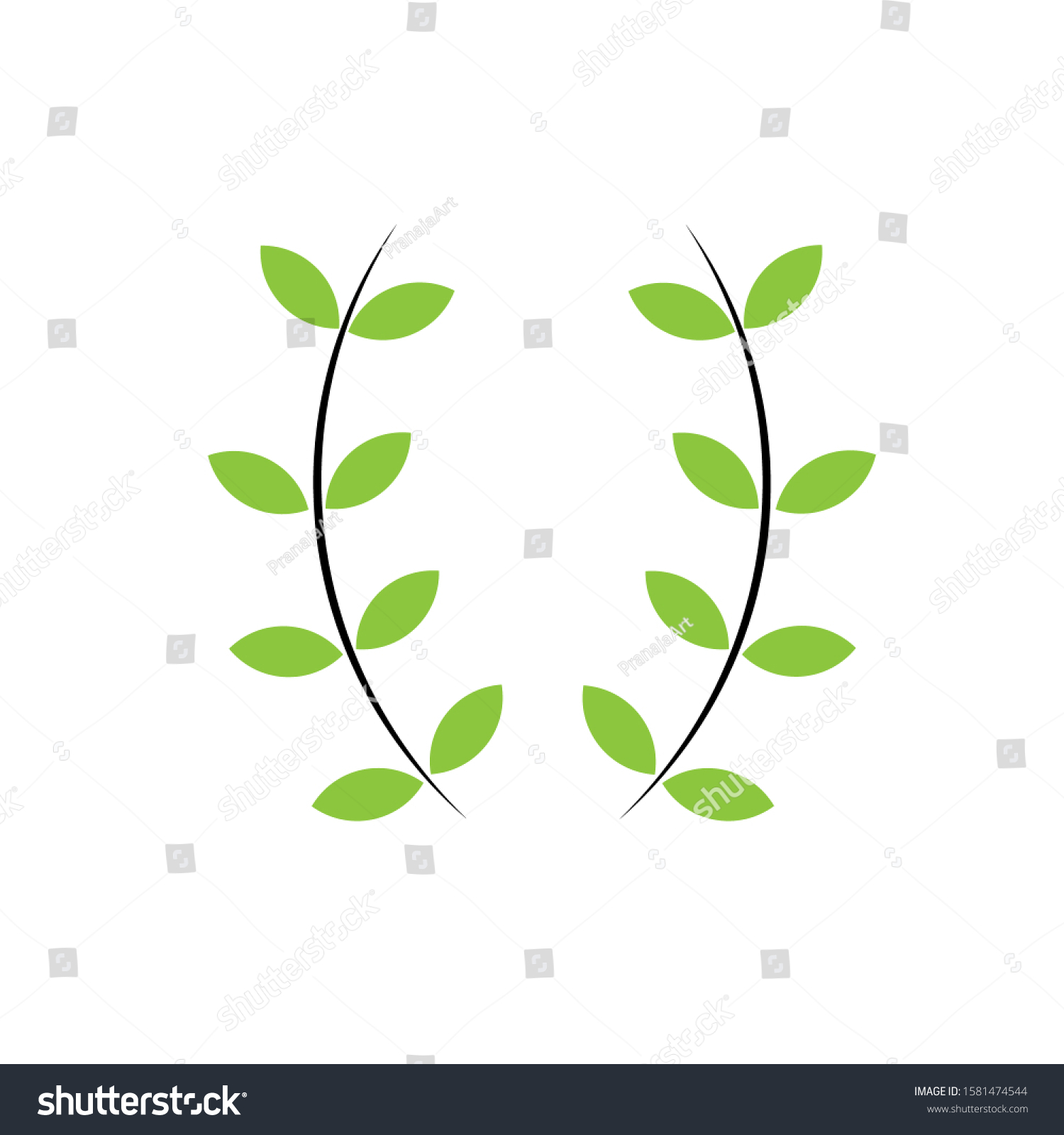Leaf Tree Icon Logo Design Vector Stock Vector (Royalty Free ...