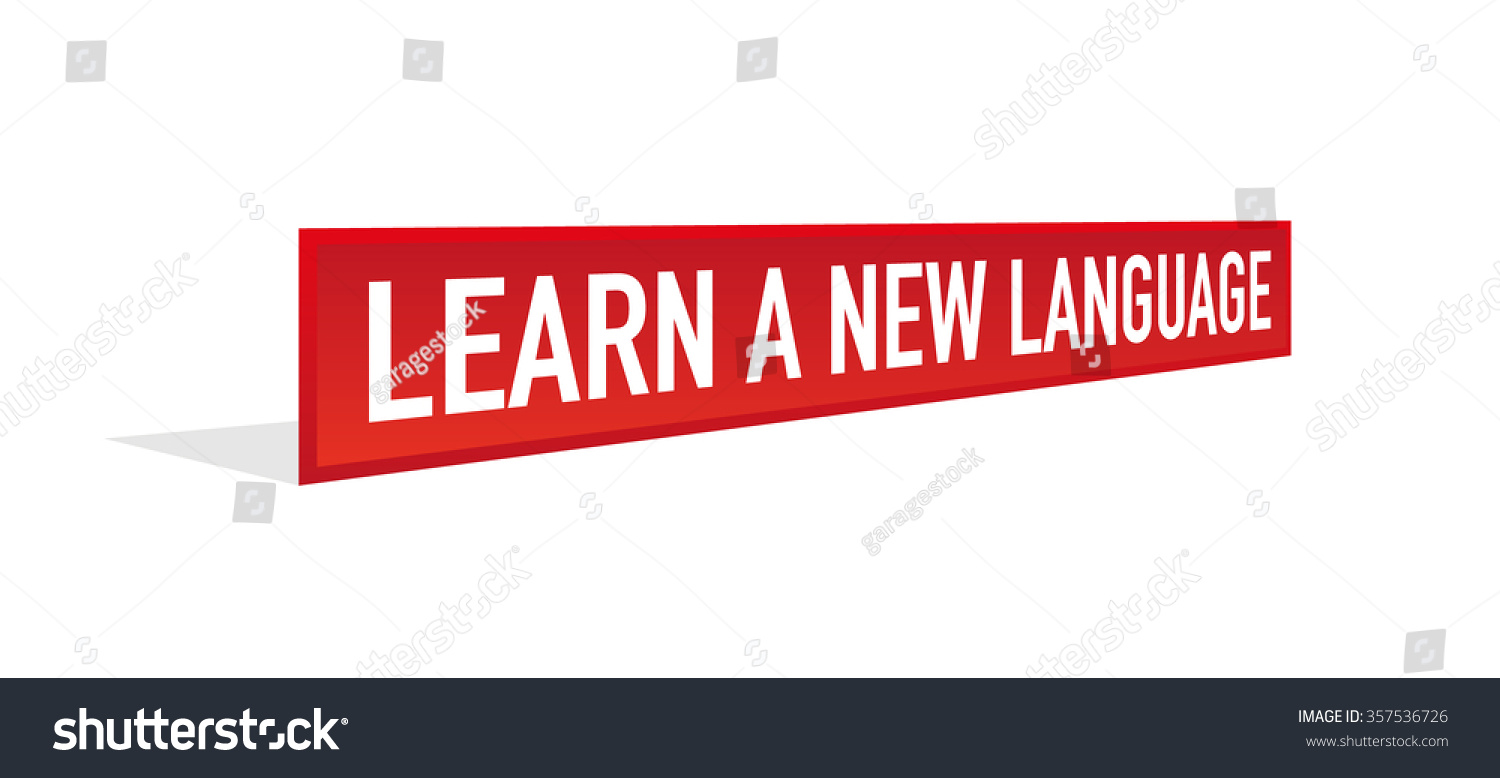 Learn New Language Sign Stock Vector (Royalty Free) 357536726 ...