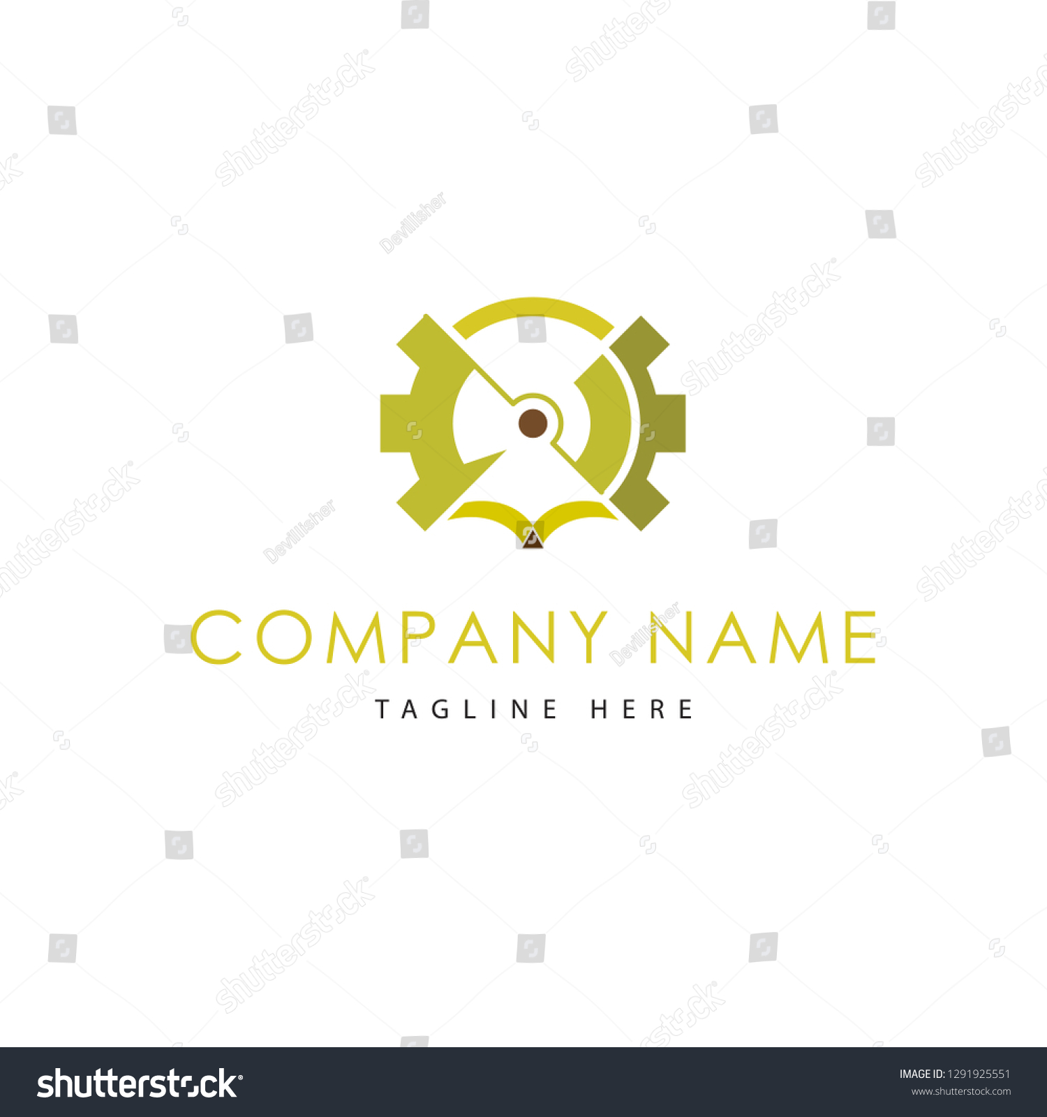 Learn Engineering Gold Education Logo : image vectorielle de stock ...