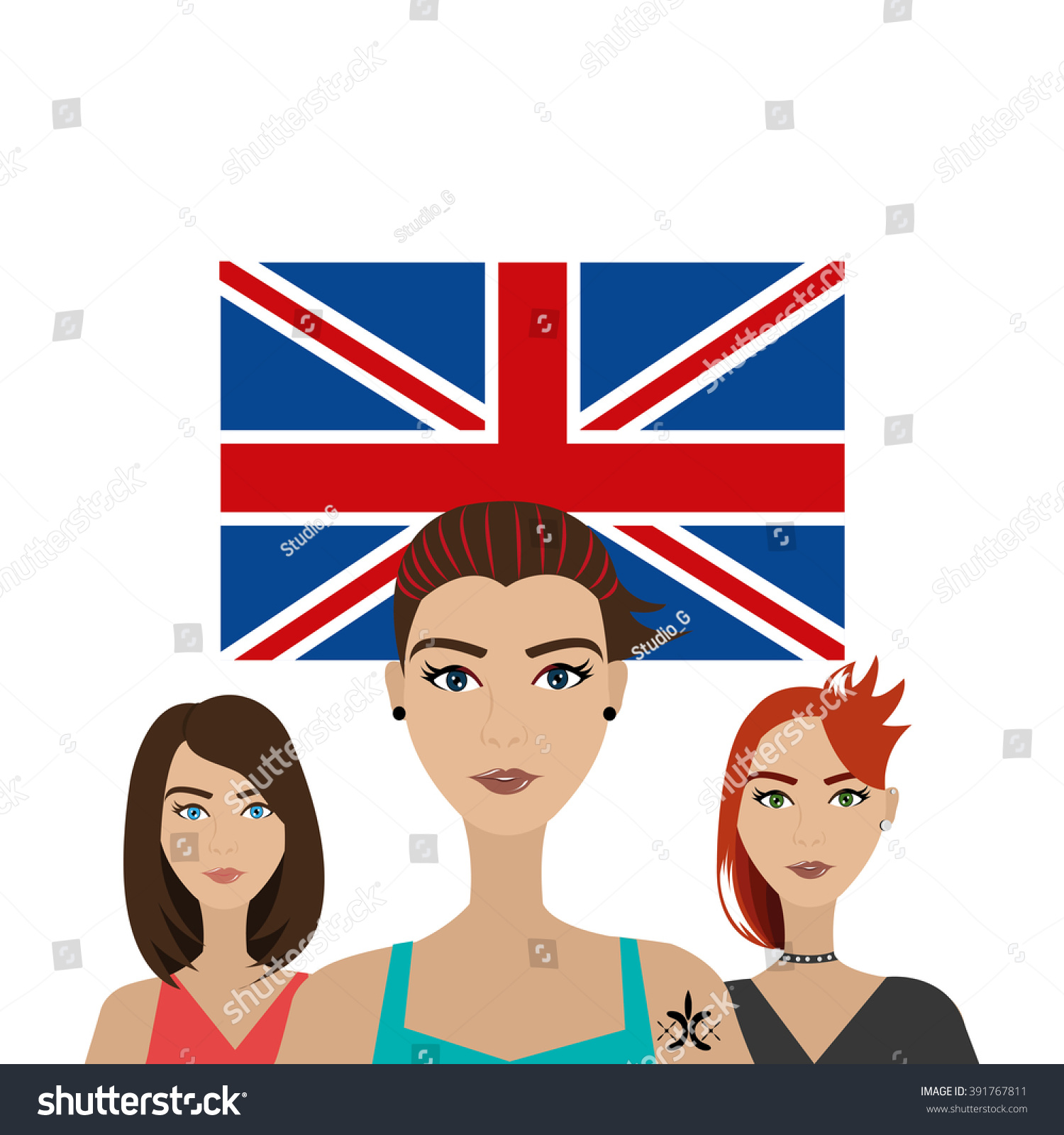 Learn English Design Stock Vector (Royalty Free) 391767811
