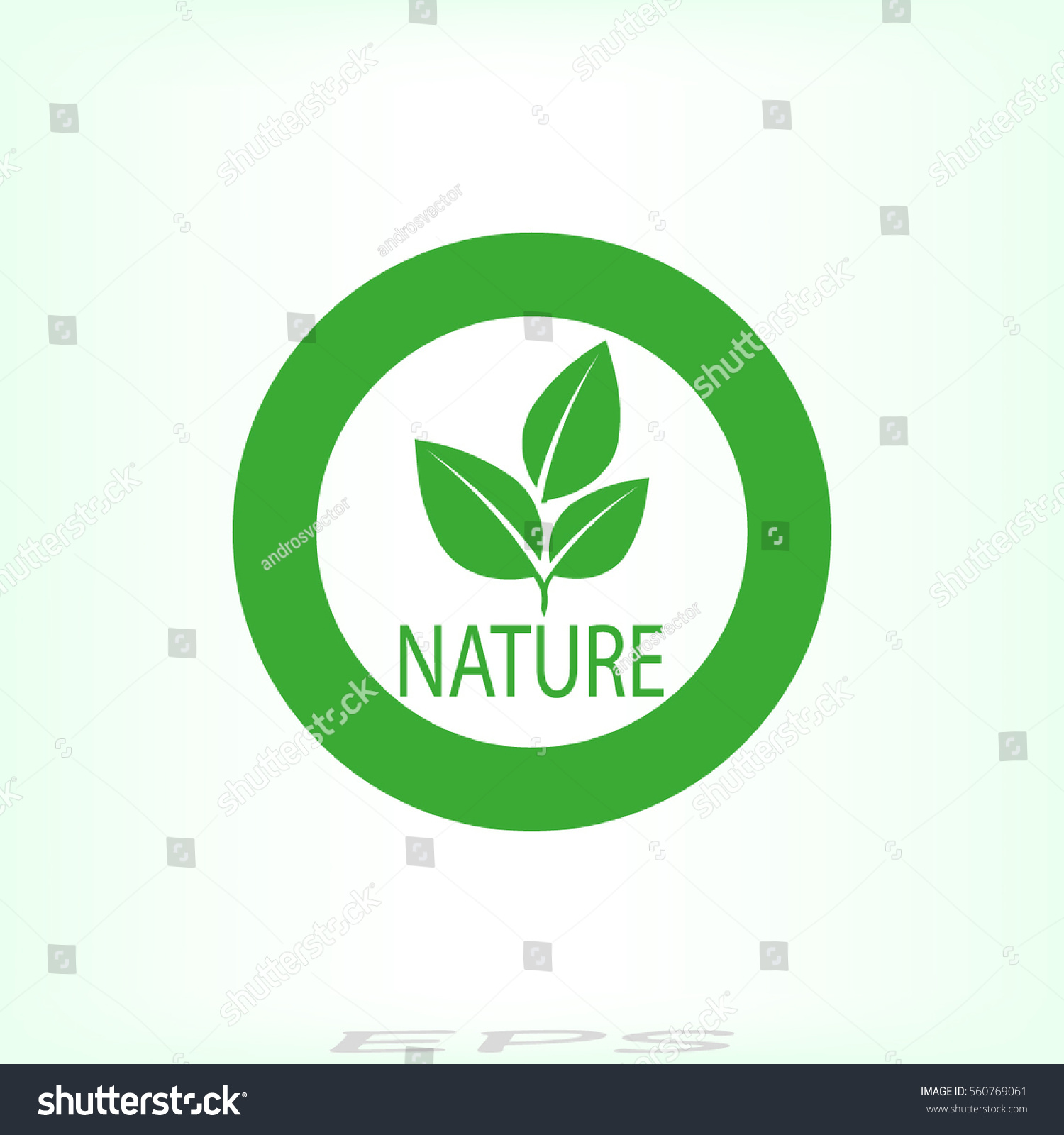 Leav Sign Vector Icon Stock Vector (Royalty Free) 560769061