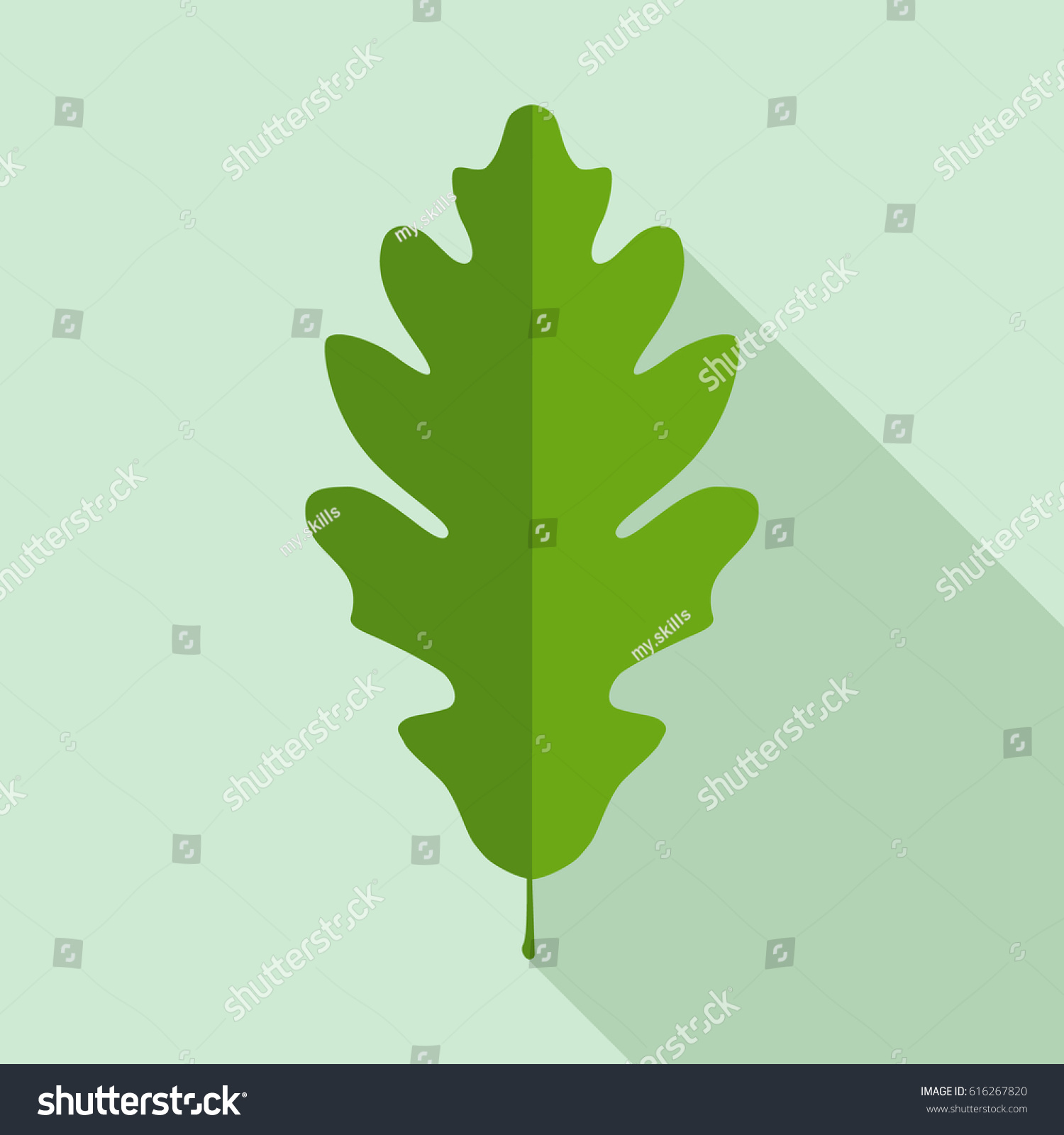 Leaveflat Illustration Vector Illustration Stock Vector (Royalty Free ...
