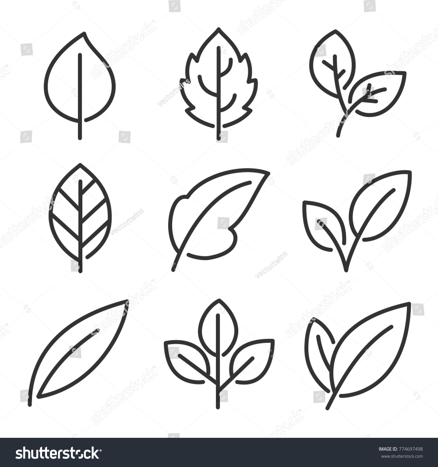 49,029 Leavs icon Images, Stock Photos & Vectors | Shutterstock