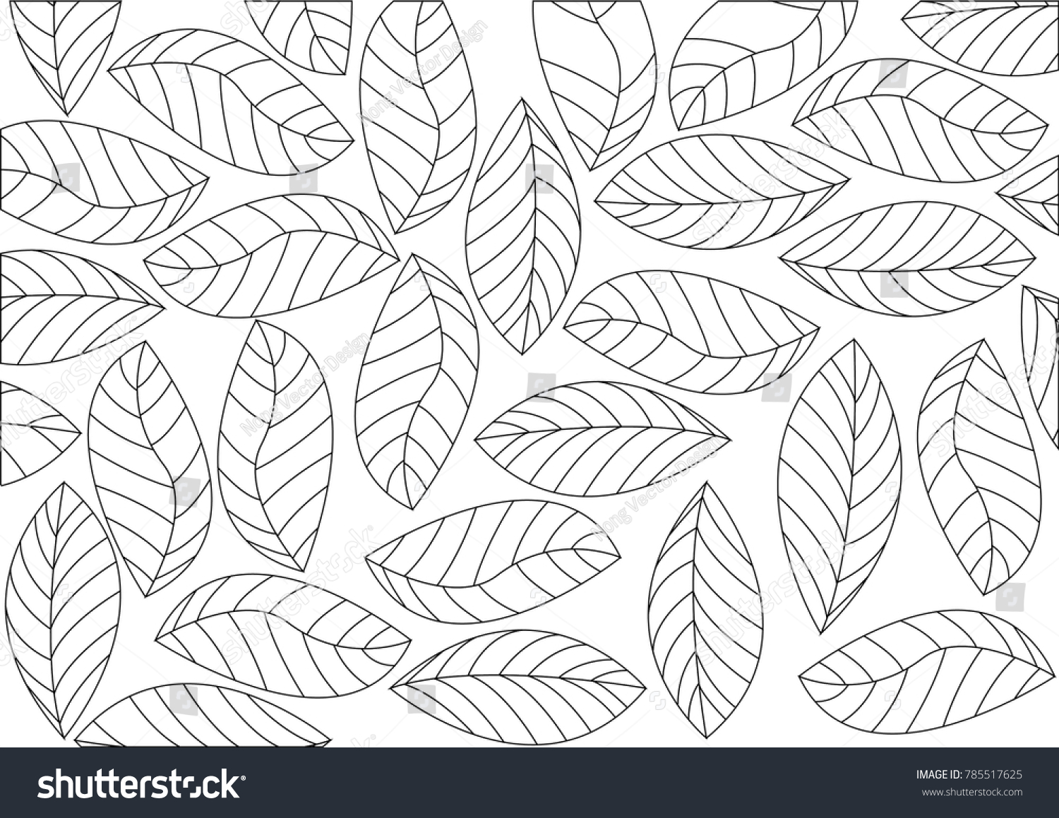 Leaves Pattern Illustrationautumn Plant Season Leaf Stock Vector ... Leaves Pattern Illustrationautumn Plant Season Leaf Stock Vector ...