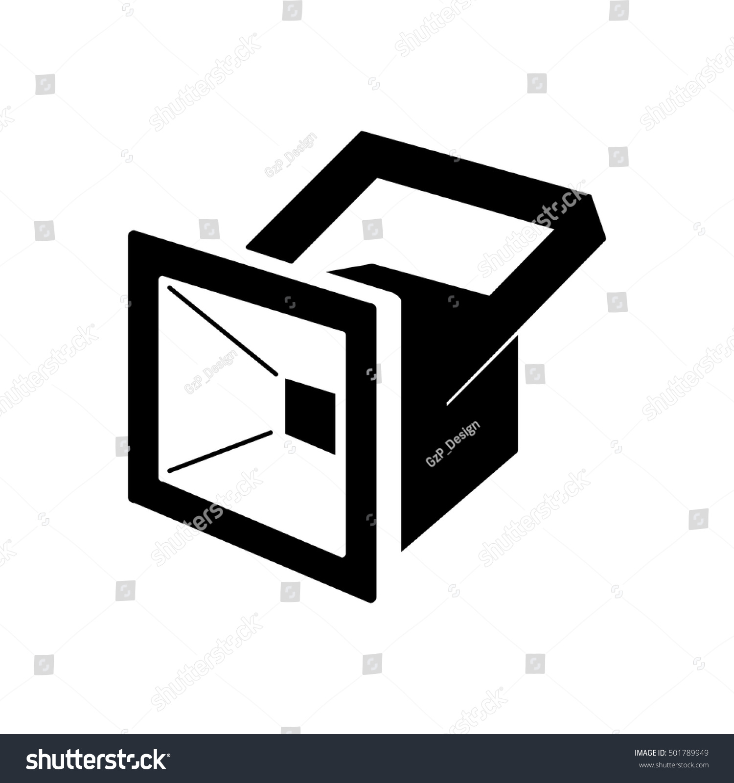 Led Floodlight Icon Vector Illustration Stock Vector (Royalty Free ...
