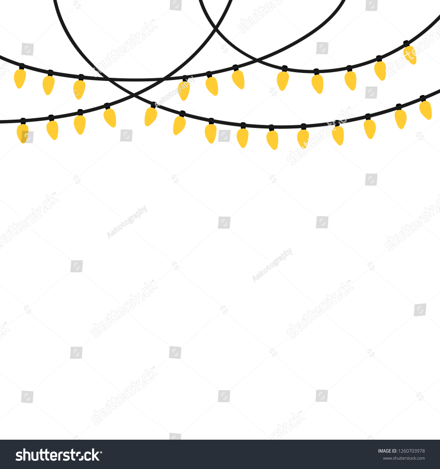 Led Yellow Light White Background Stock Vector (Royalty Free ...