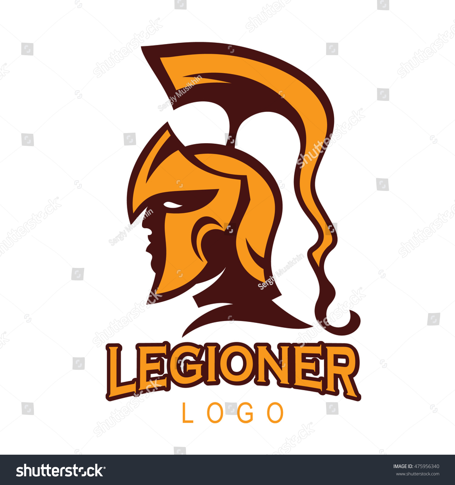 Legioner Warrior Logo Stock Vector (Royalty Free) 475956340 | Shutterstock