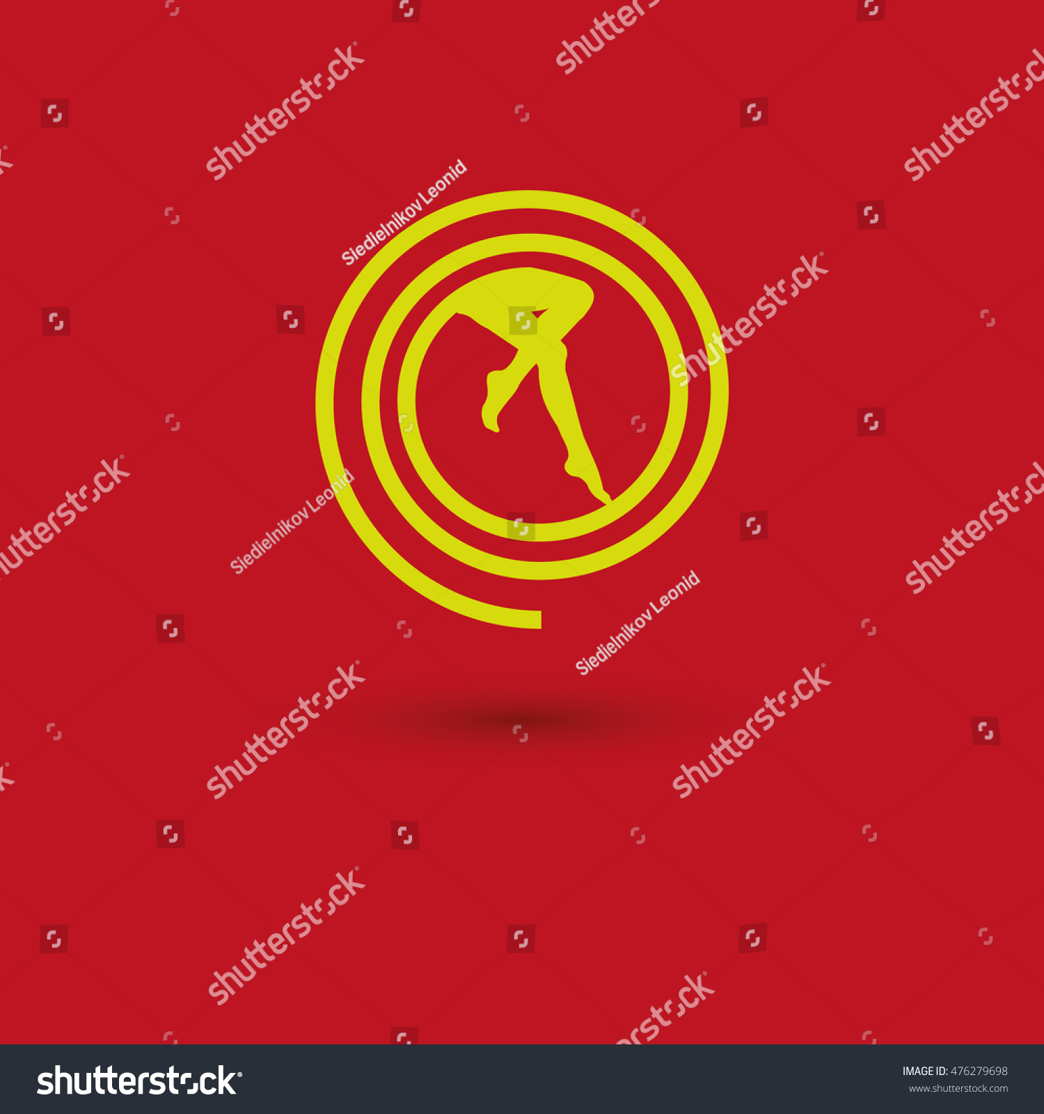 Legs Emblem Logo: เวกเตอร์สต็อก (ปลอดค่าลิขสิทธิ์) 476279698