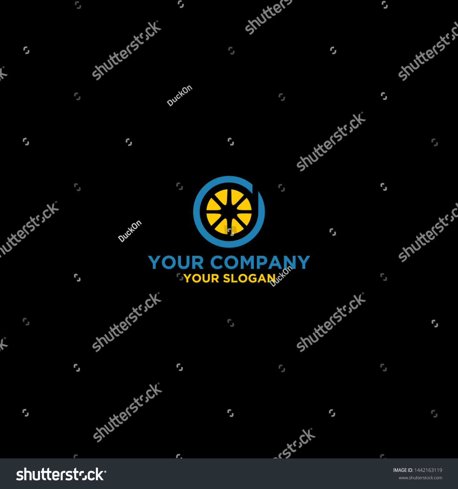 Lemon D Logo Design Vector Stock Vector (Royalty Free) 1442163119 ...