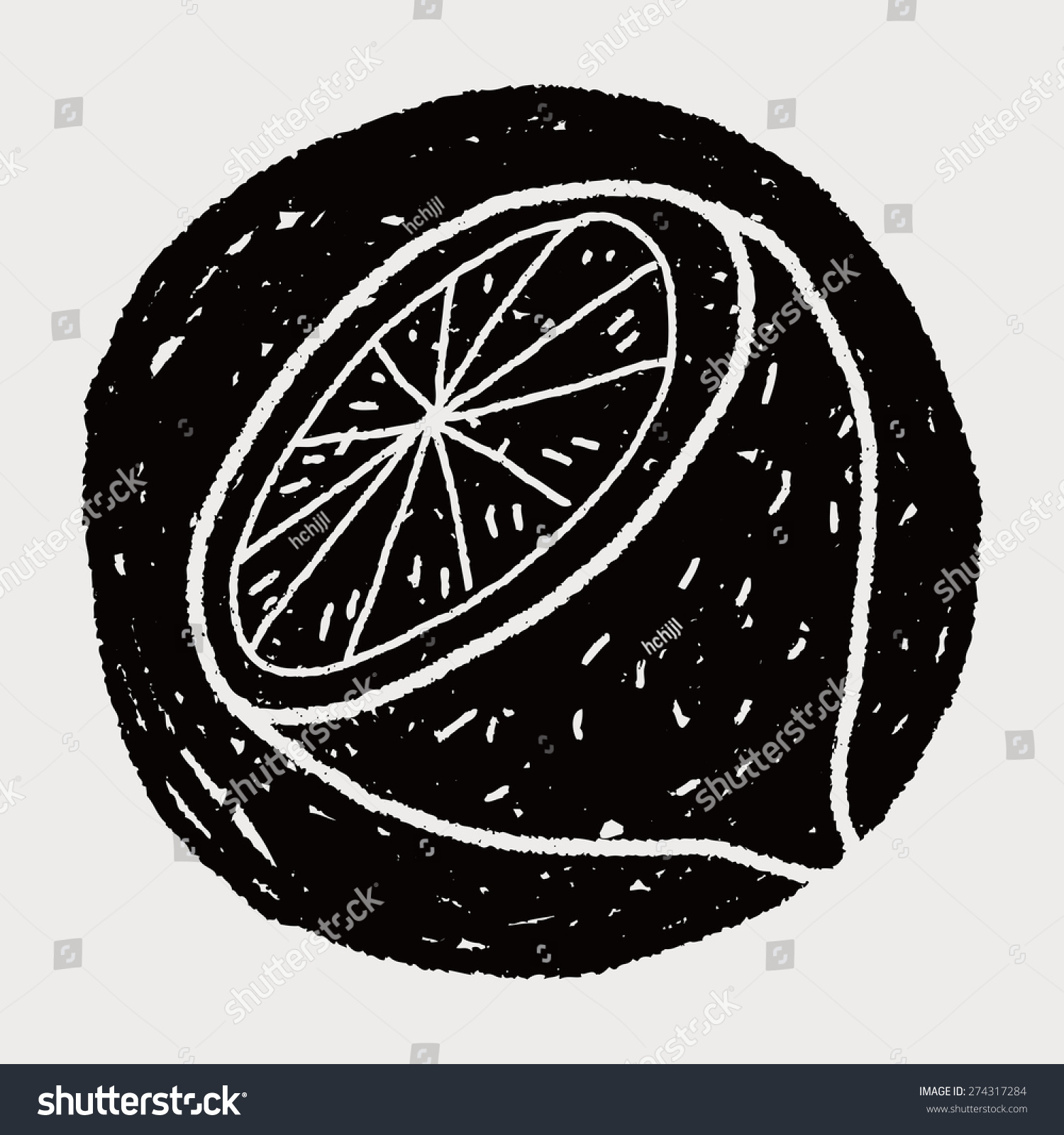 Lemon Doodle Stock Vector (Royalty Free) 274317284 | Shutterstock