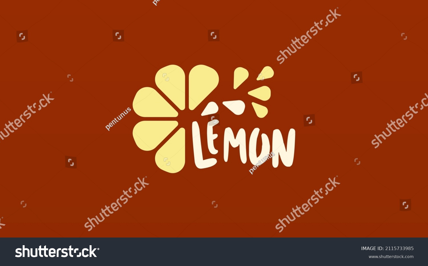 Lemon Fruit Logo Design Concept Vector Stock Vector (Royalty Free ...