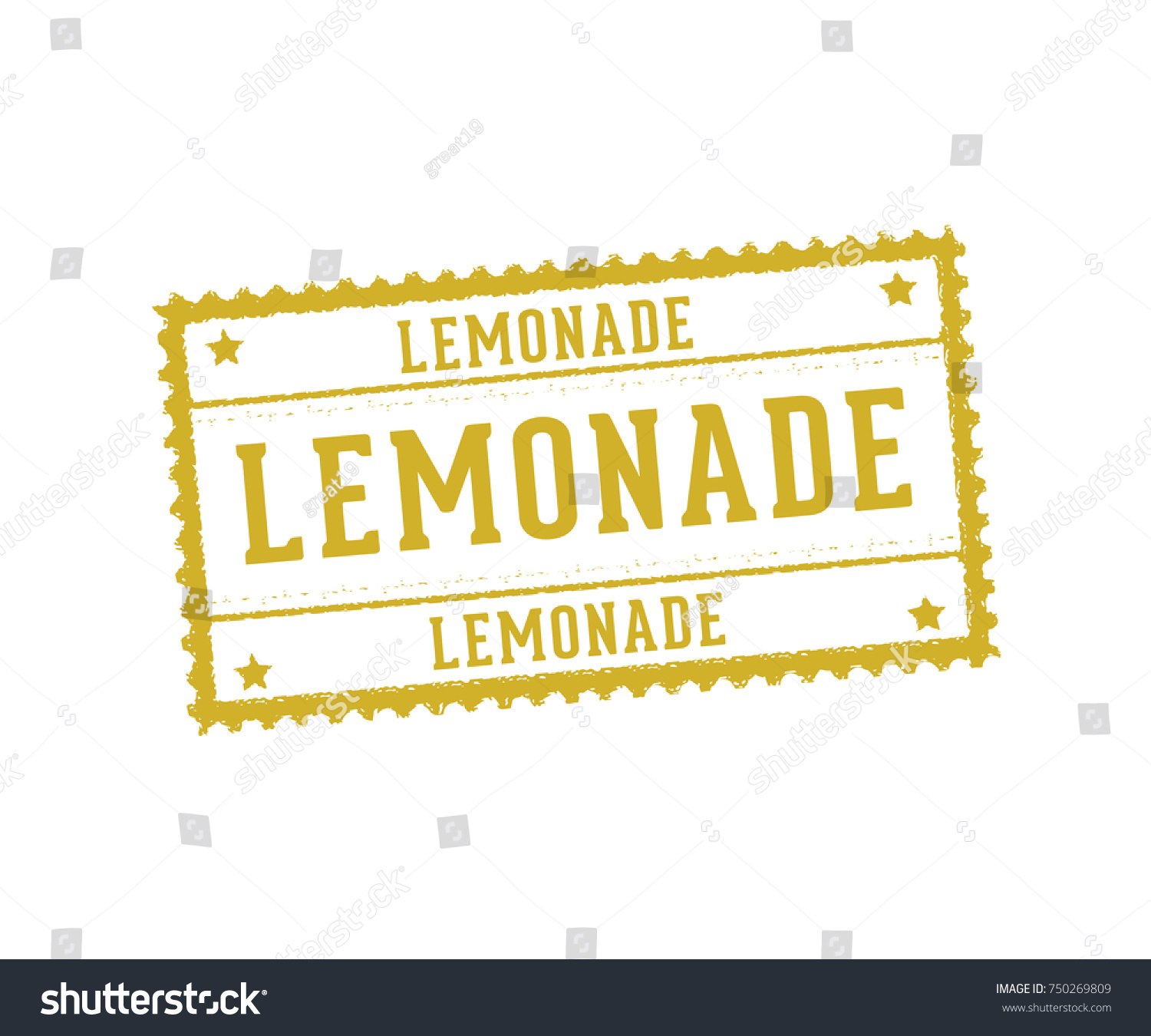 Lemonade Sign Stamp Stock Vector (Royalty Free) 750269809 | Shutterstock