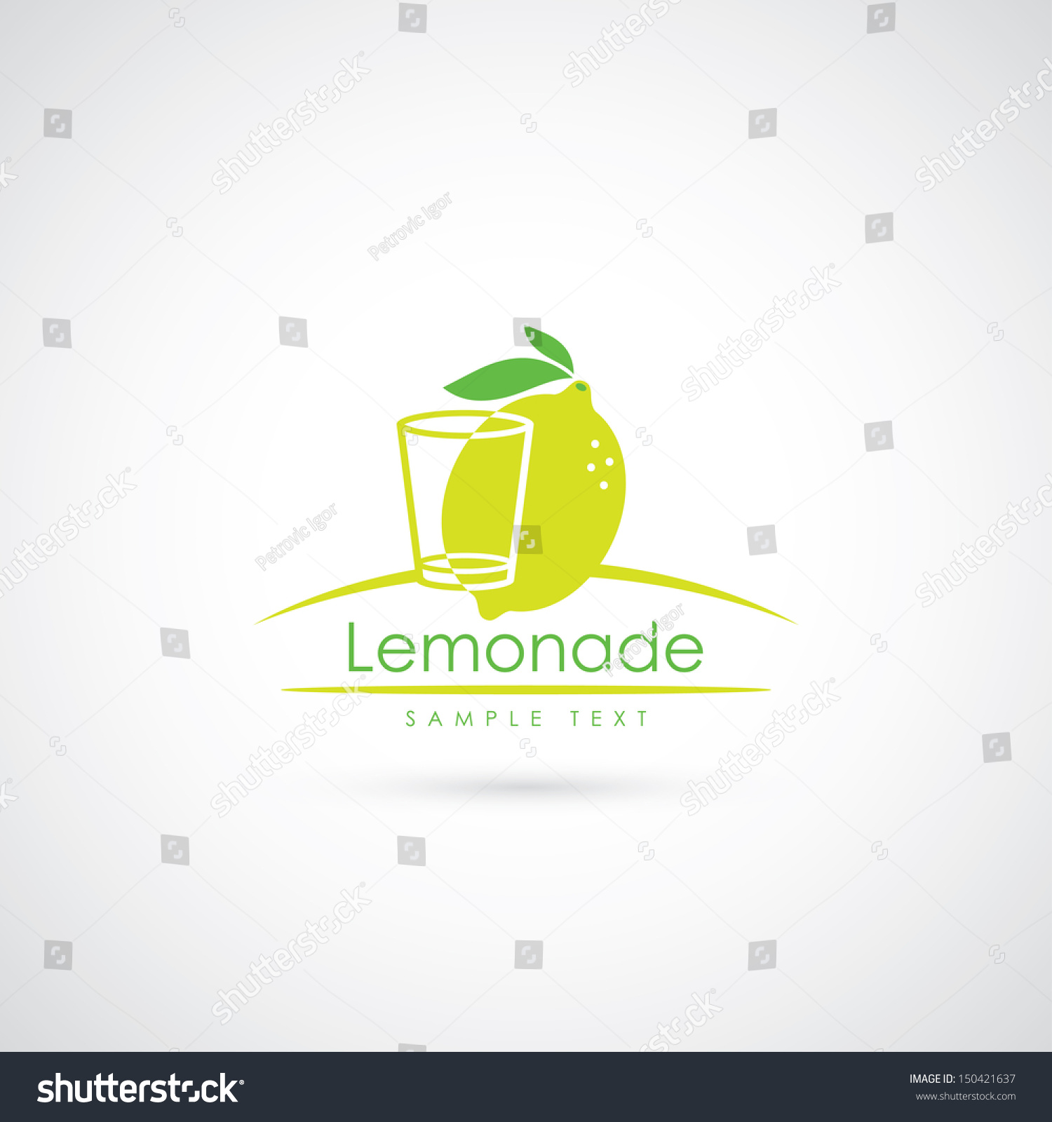Lemonade Sign Vector Illustration Stock Vector (Royalty Free) 150421637 ...