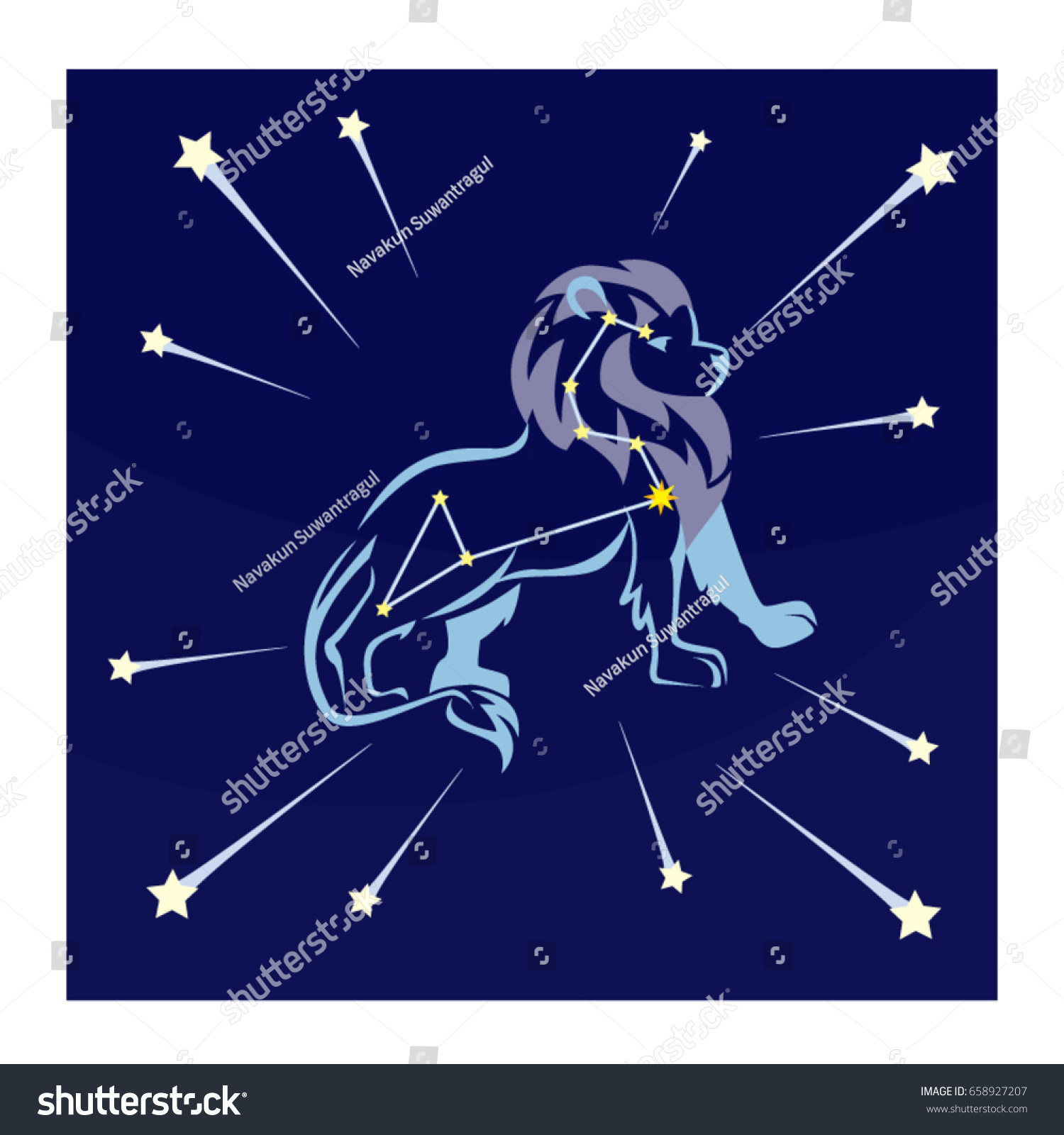 Leonids Stock Vector (Royalty Free) 658927207