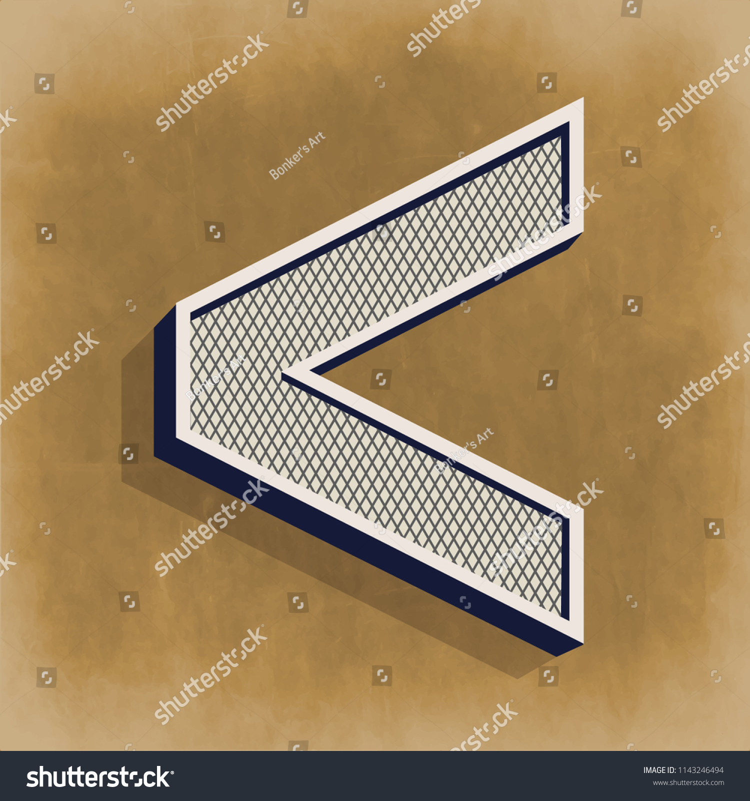 Lessthan Mathematics Symbol Vector Design Stock Vector (Royalty Free ...