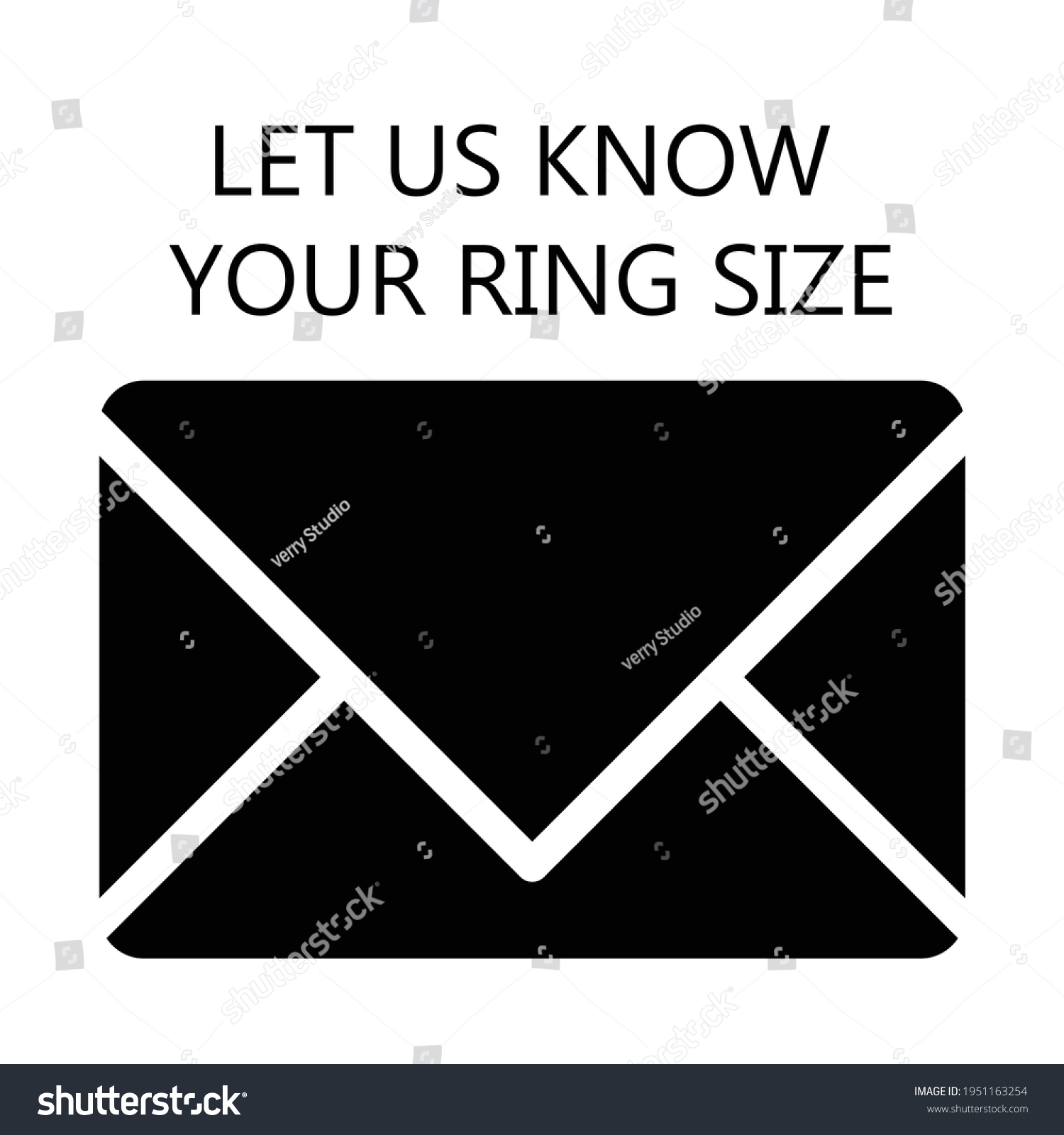 Let Us Know Your Ring Sizer Stock Vector (Royalty Free) 1951163254 ...