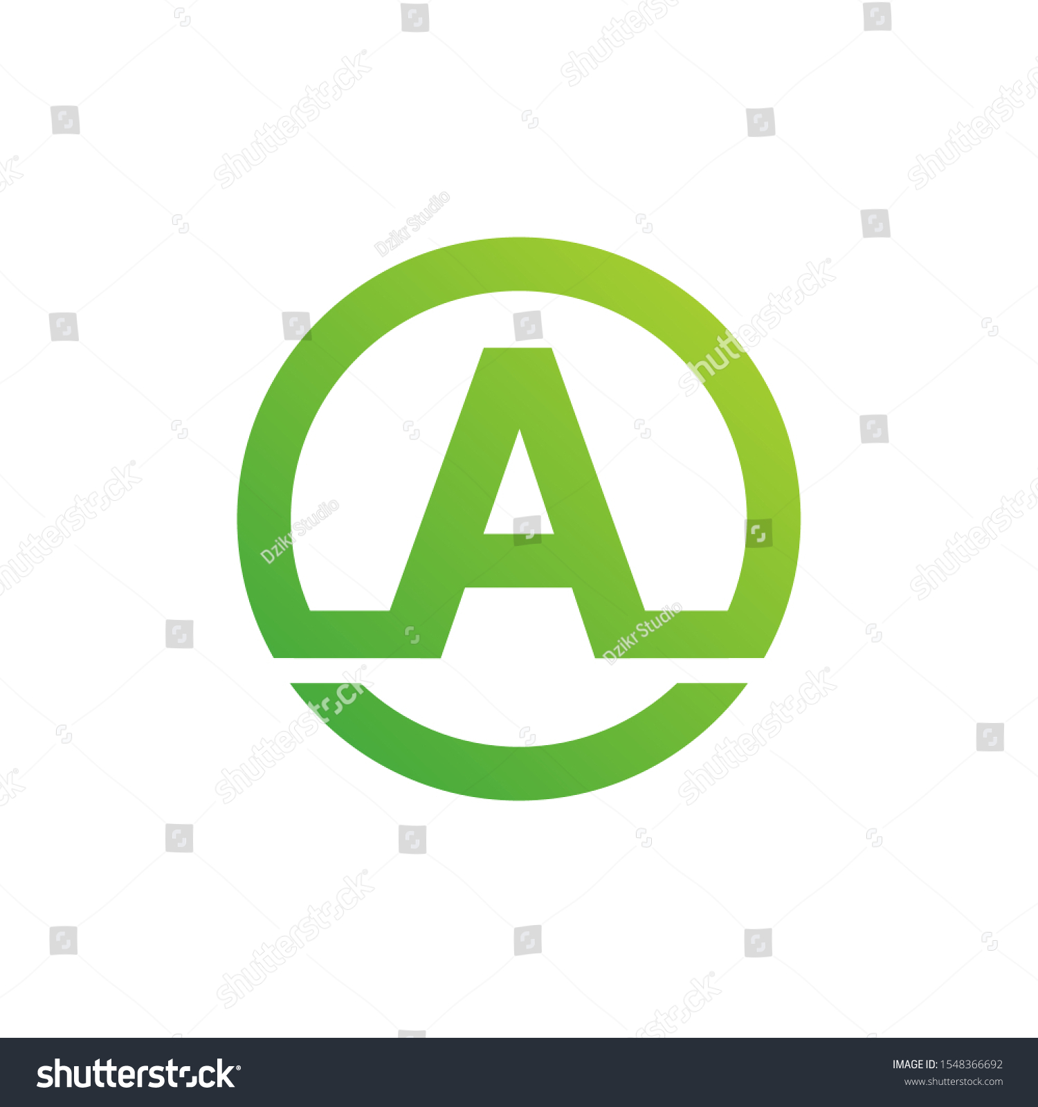 Letter Circle Logo Design Stock Vector (Royalty Free) 1548366692