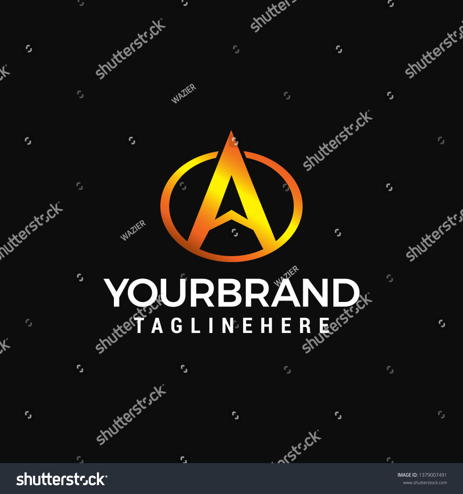 Letter Circle Logo Design Concept Template Stock Vector (Royalty Free ...