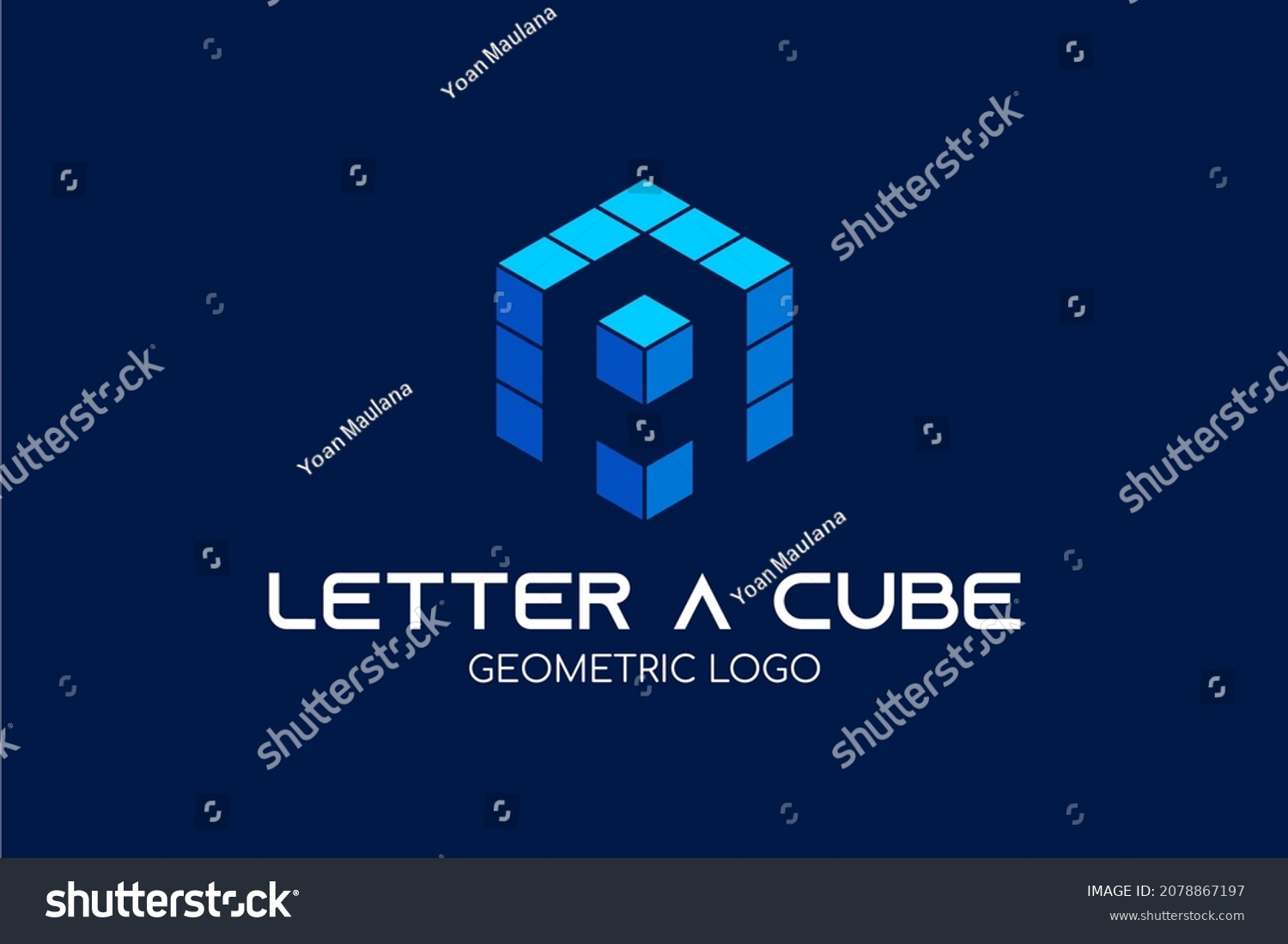 Letter Cube Logo Suitable Company Theme Stock Vector (Royalty Free ...