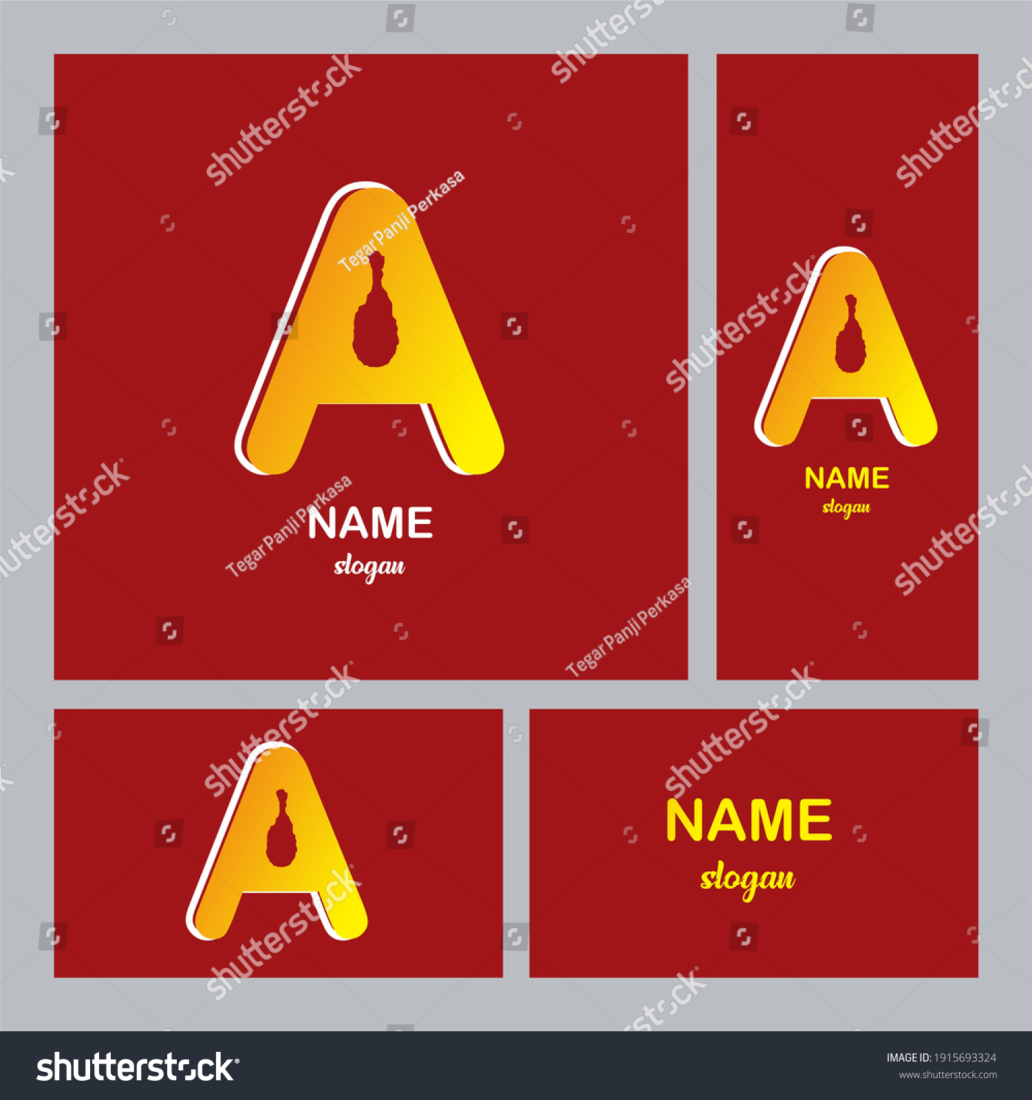 Letter Food Logo Icon Design Element Stock Vector (Royalty Free ...