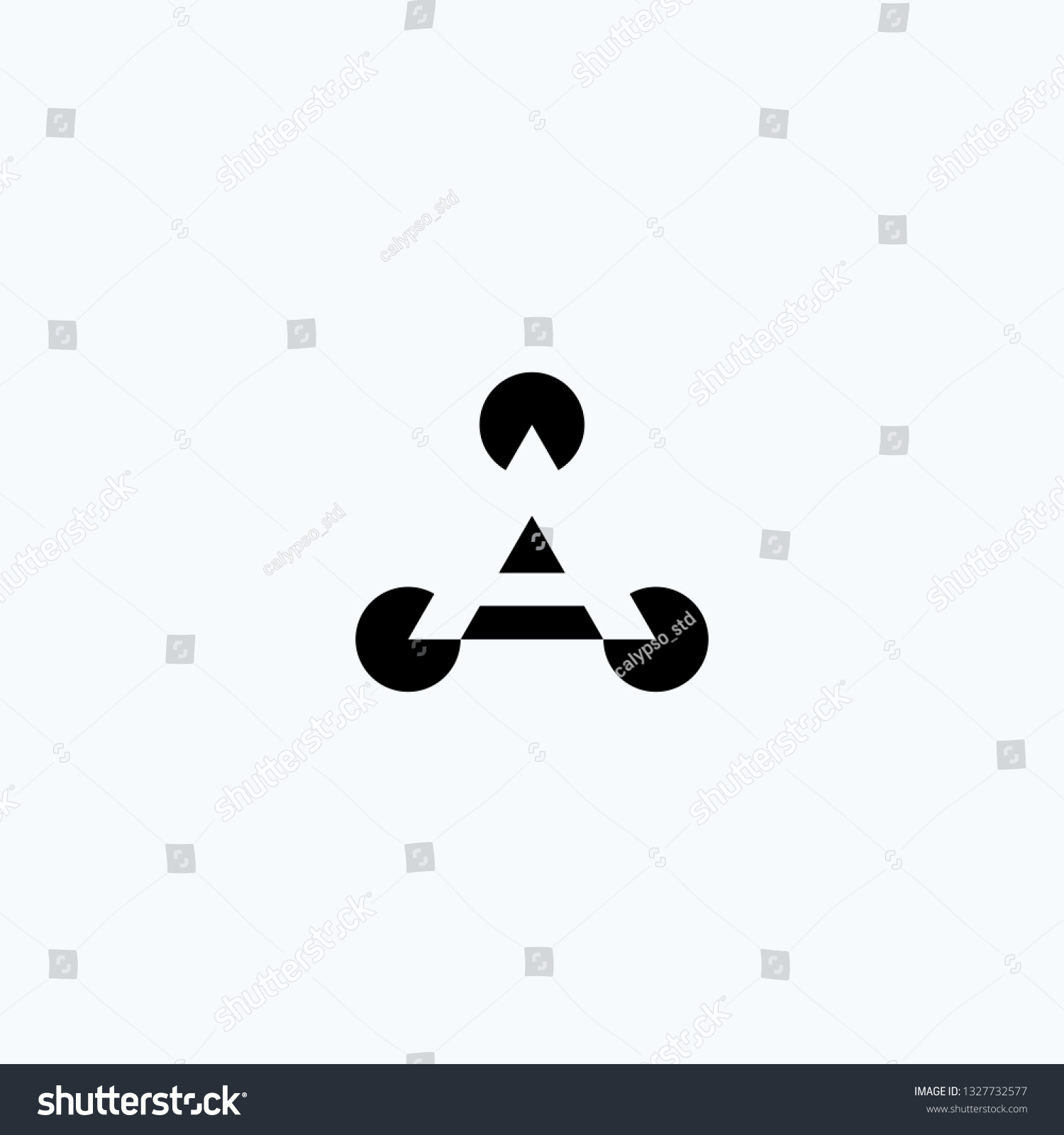 Letter Graphic Logo Vector Stock Vector (Royalty Free) 1327732577 ...