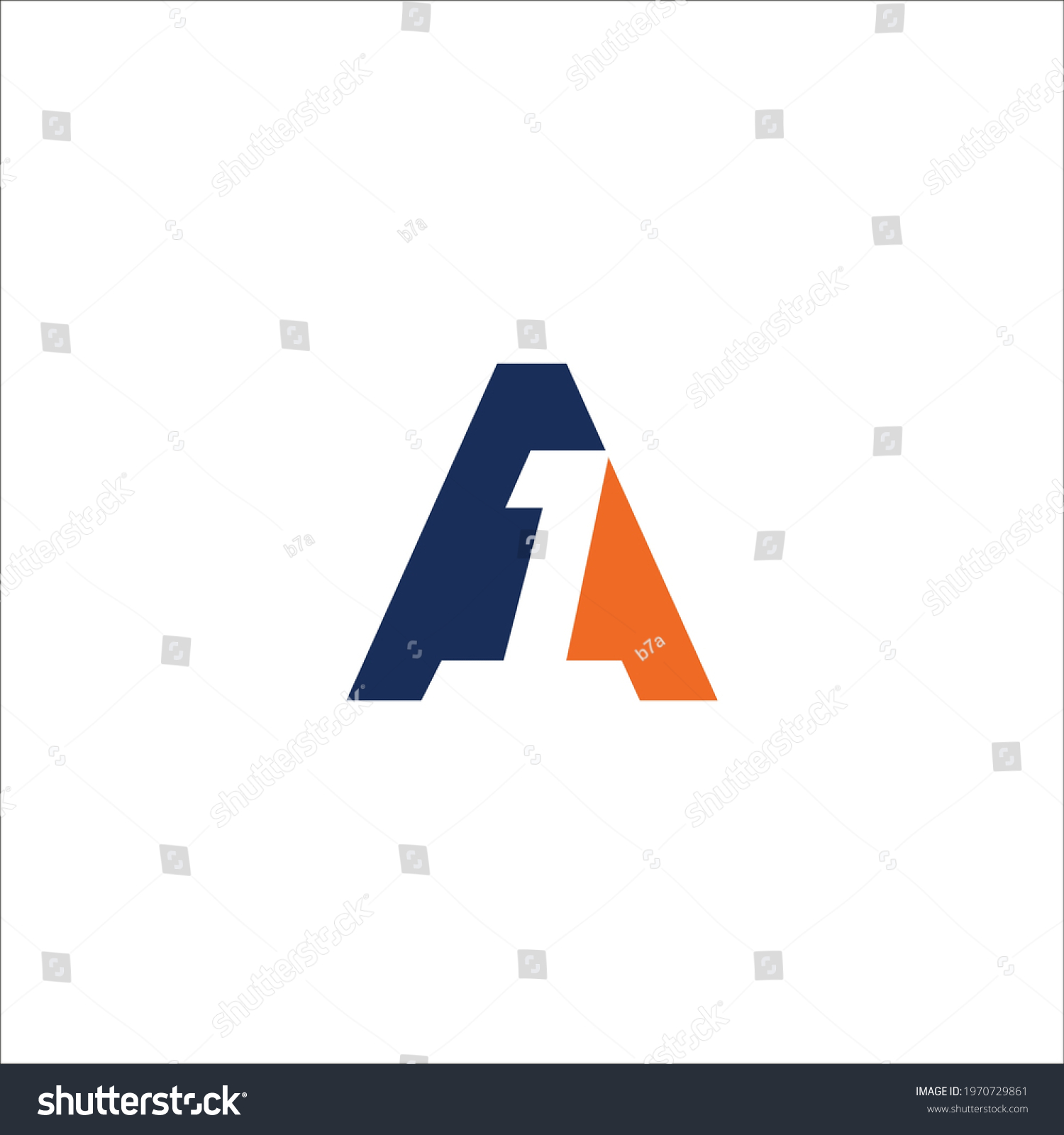 Letter A1 Logo Design Vector Sign Stock Vector (Royalty Free ...