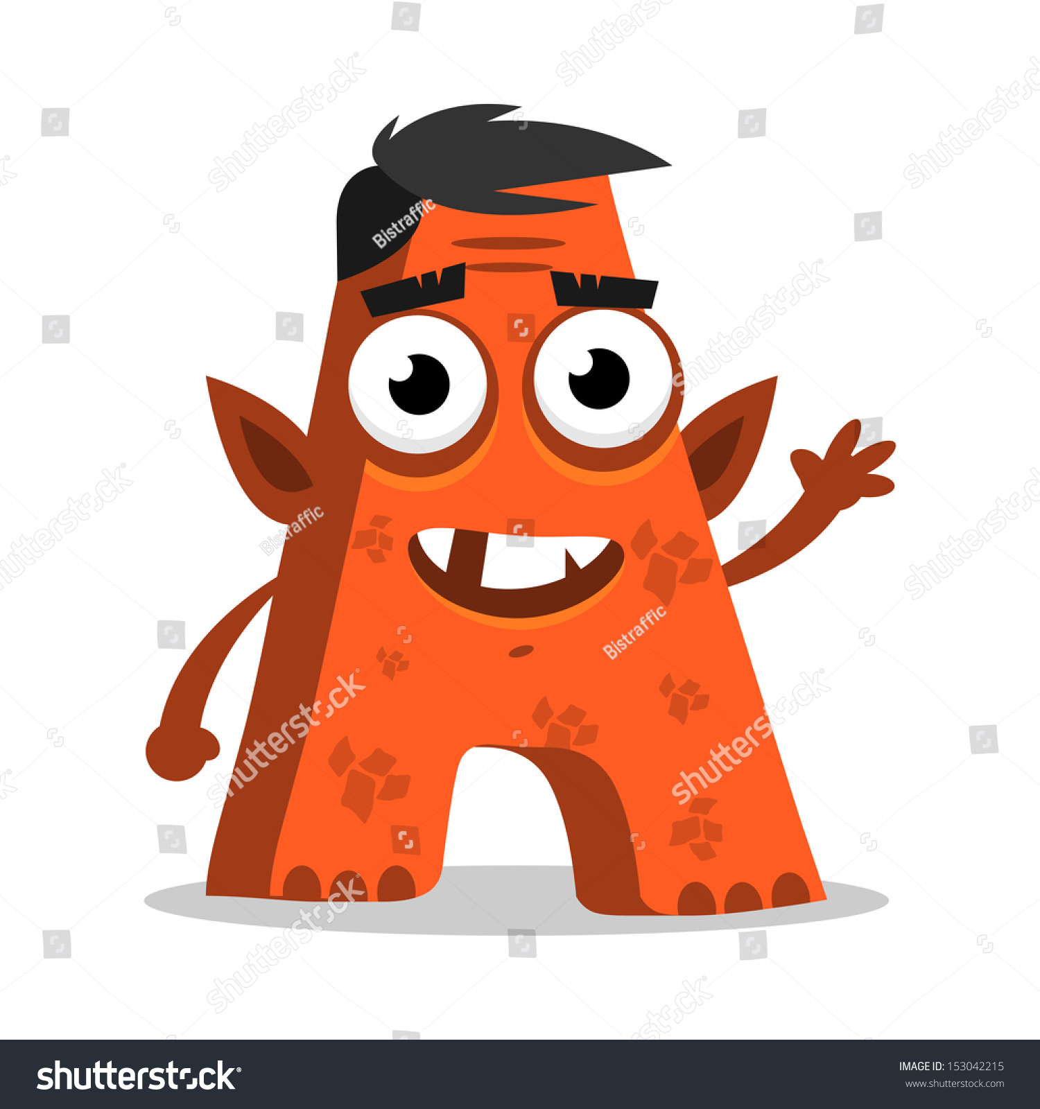 Letter Monster Vector Illustration Stock Vector (Royalty Free ...