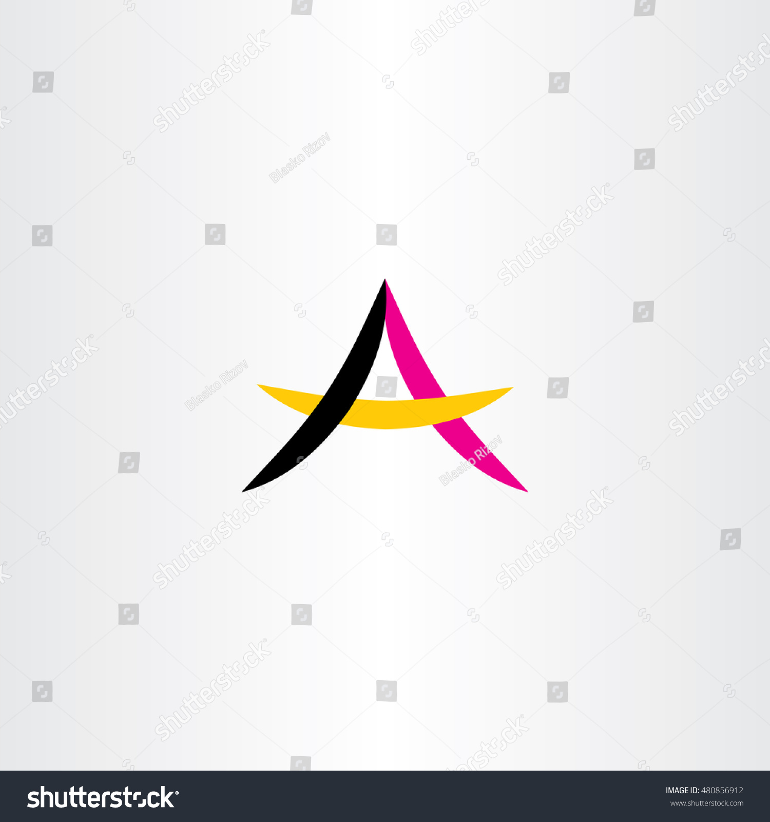 Letter Simple Vector Logo Symbol Abstract Stock Vector (Royalty Free ...