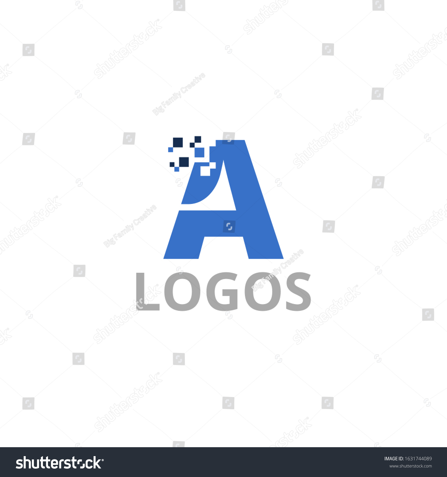 Letter Technology Logo Vector Template Stock Vector (Royalty Free ...