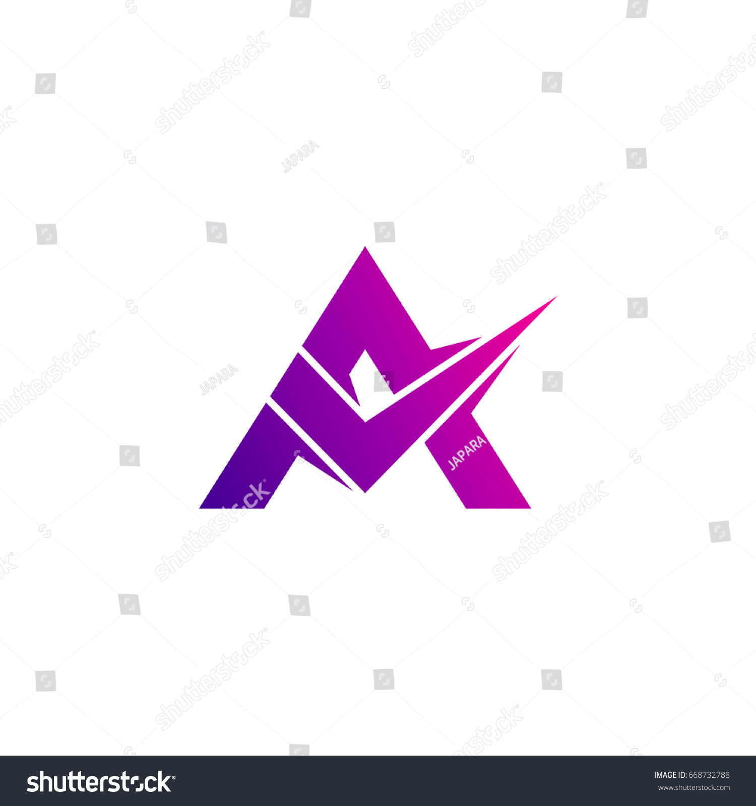 Letter Checklist Initial Logo Template Stock Vector (Royalty Free ...