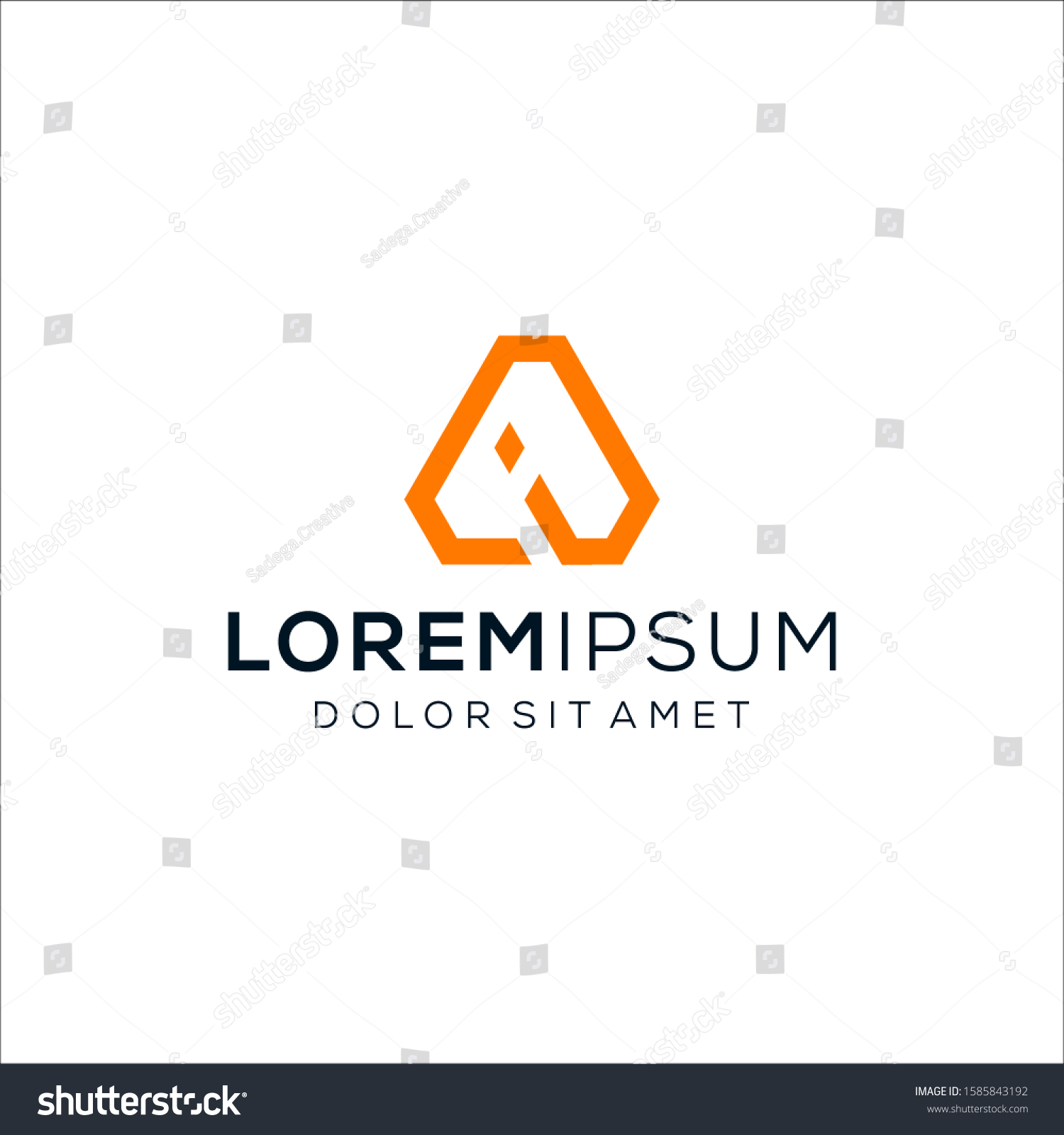 Letter Ai Logo Vector Stock Vector (Royalty Free) 1585843192 | Shutterstock