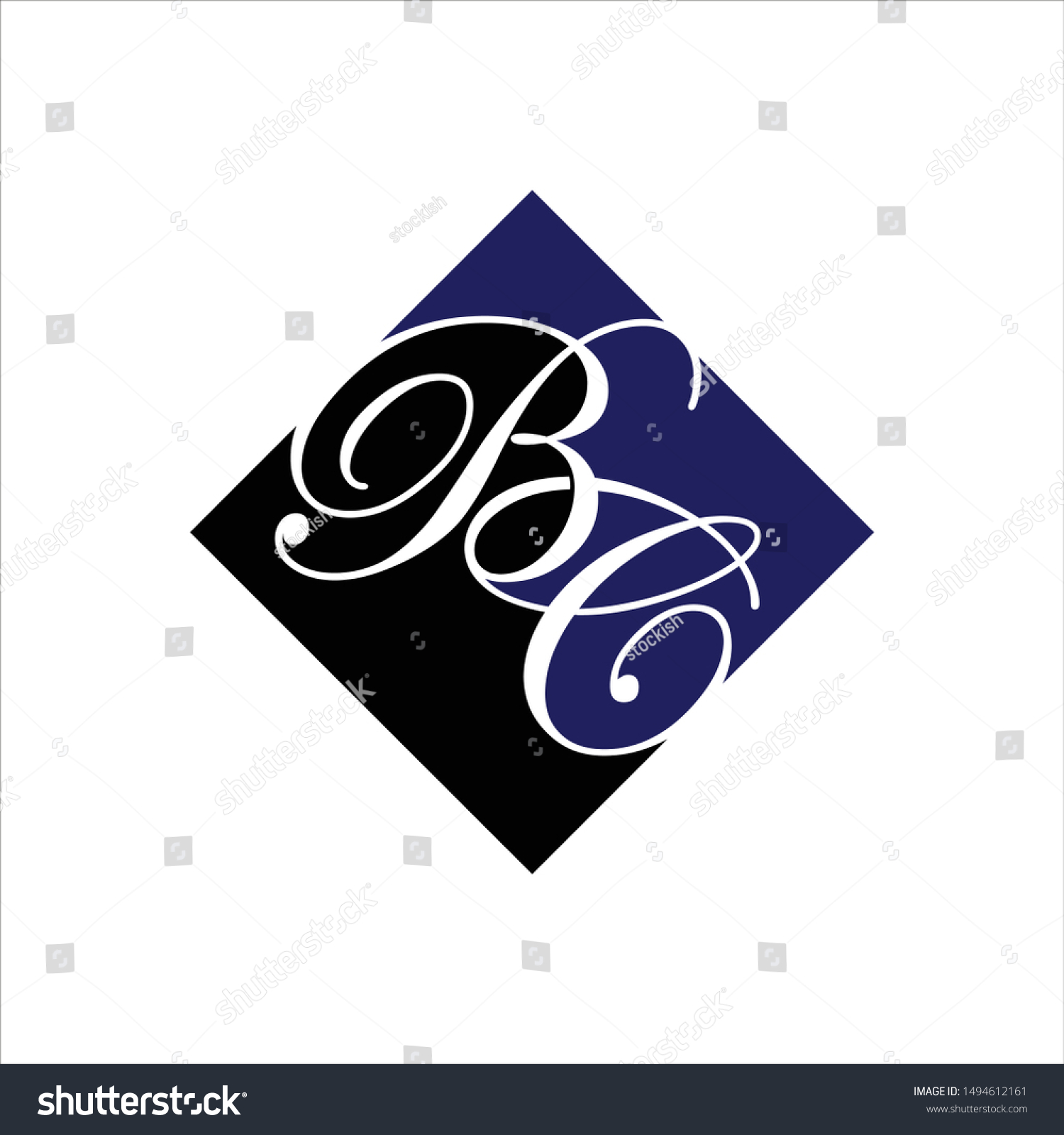 Letter B C Logo Script Text: Vector có sẵn (miễn phí bản quyền ...