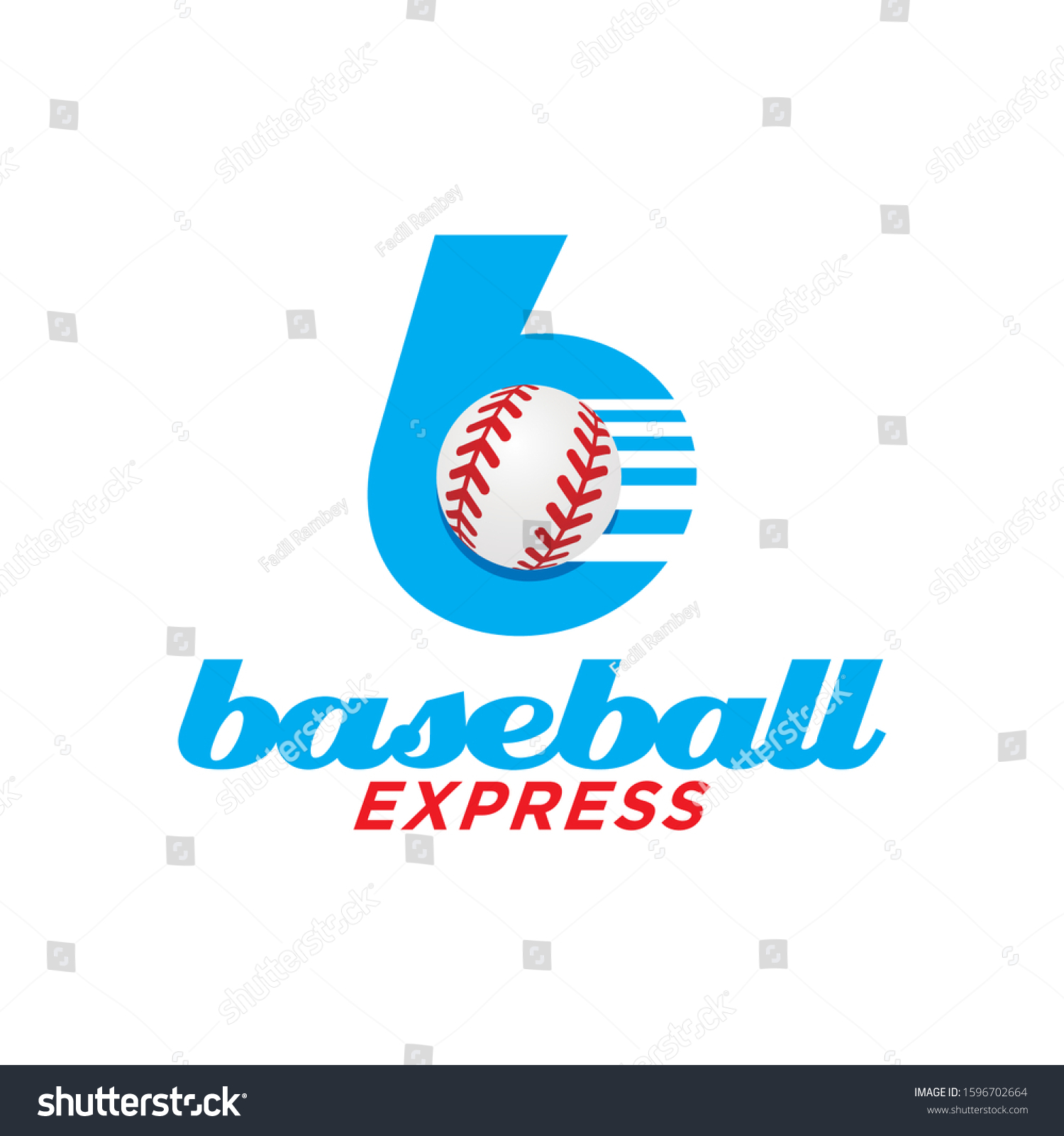 Letter B Baseball Logo Icon Designs Stock Vector (Royalty Free ...