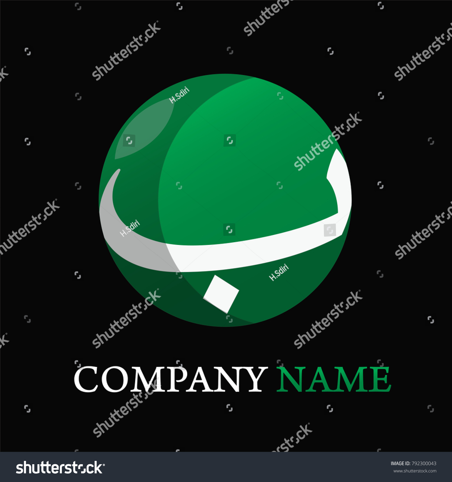 Letter B Logo Arabic Language Stock Vector (Royalty Free) 792300043 ...