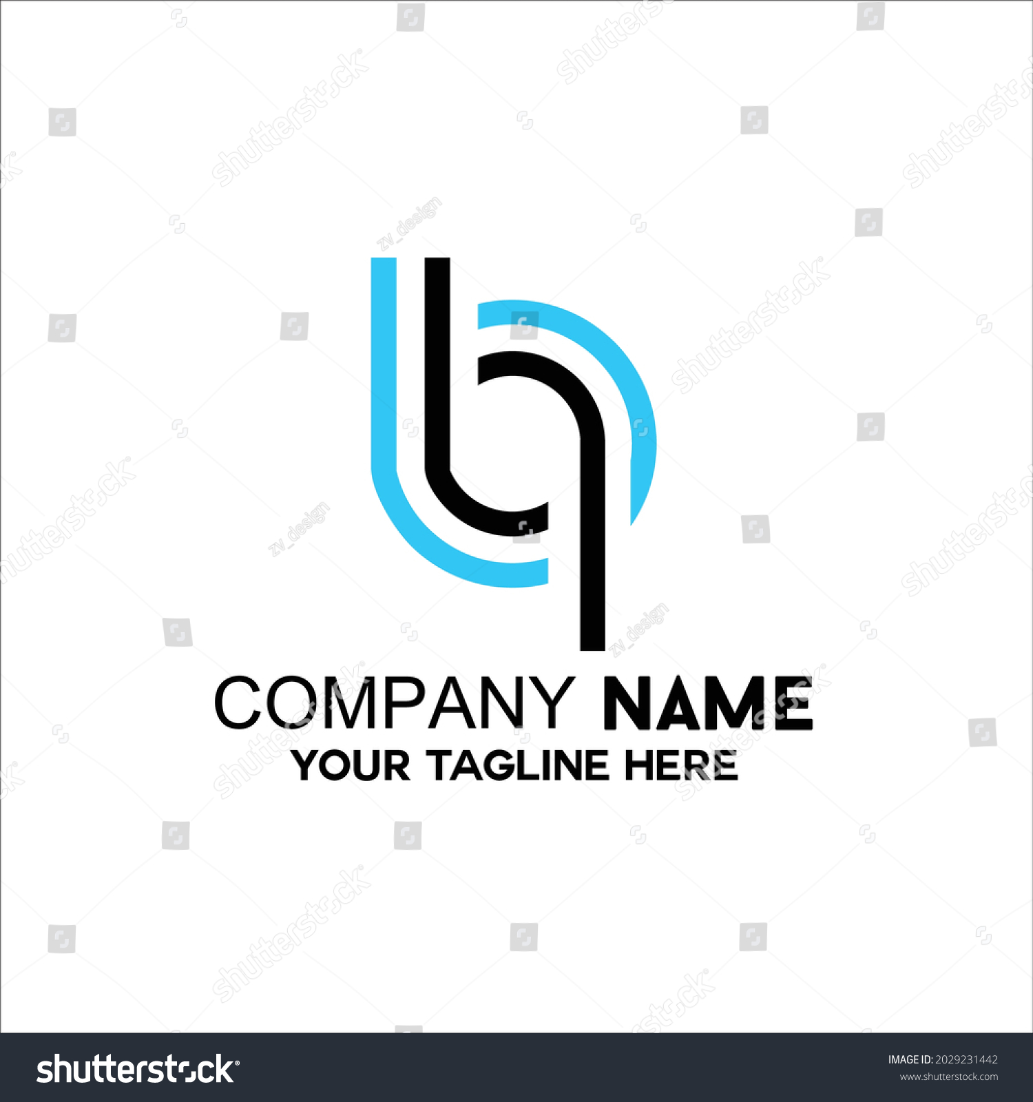 Letter B Outline Logo Vector Stock Vector (Royalty Free) 2029231442 ...